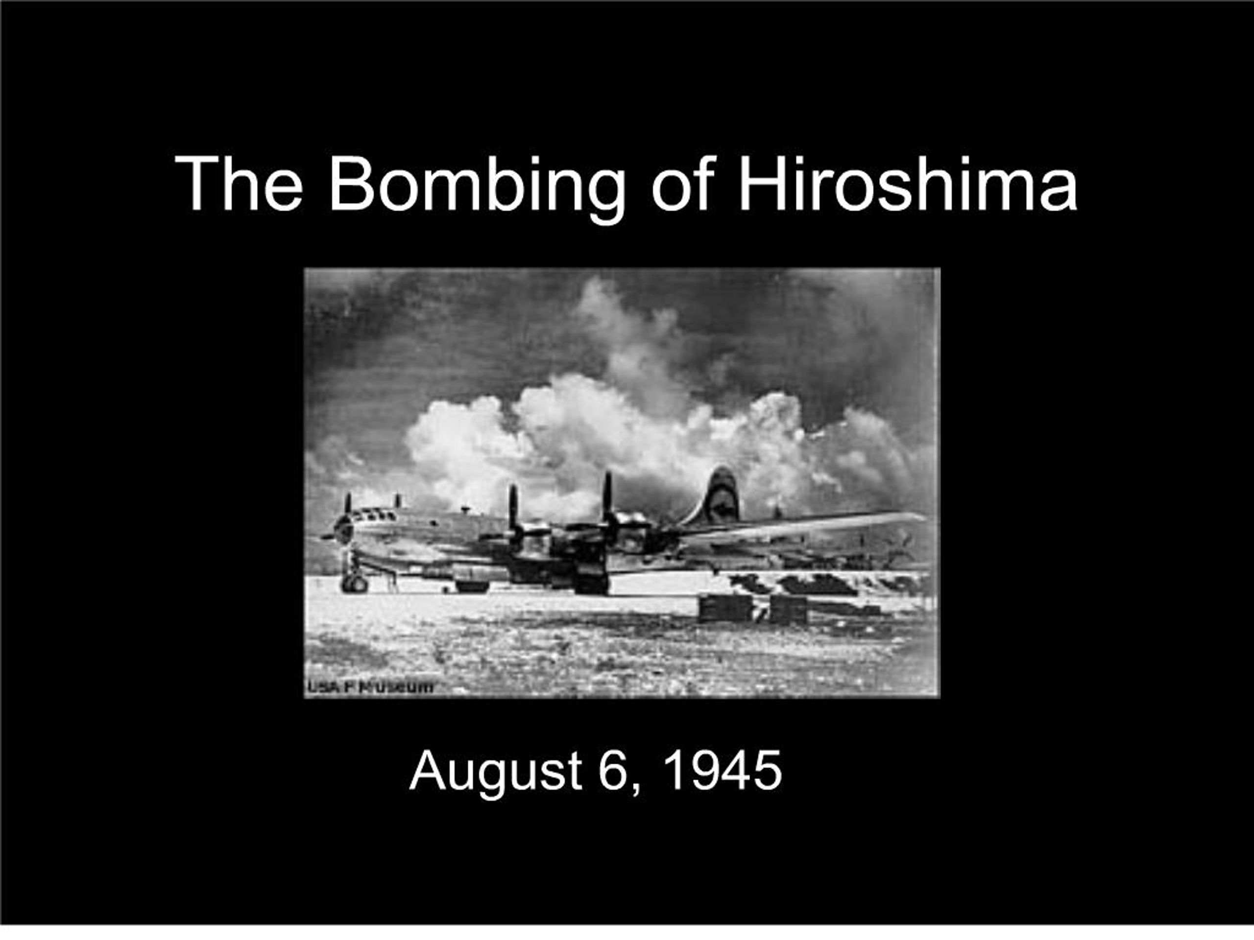 PPT - The Bombing of Hiroshima PowerPoint Presentation, free download ...