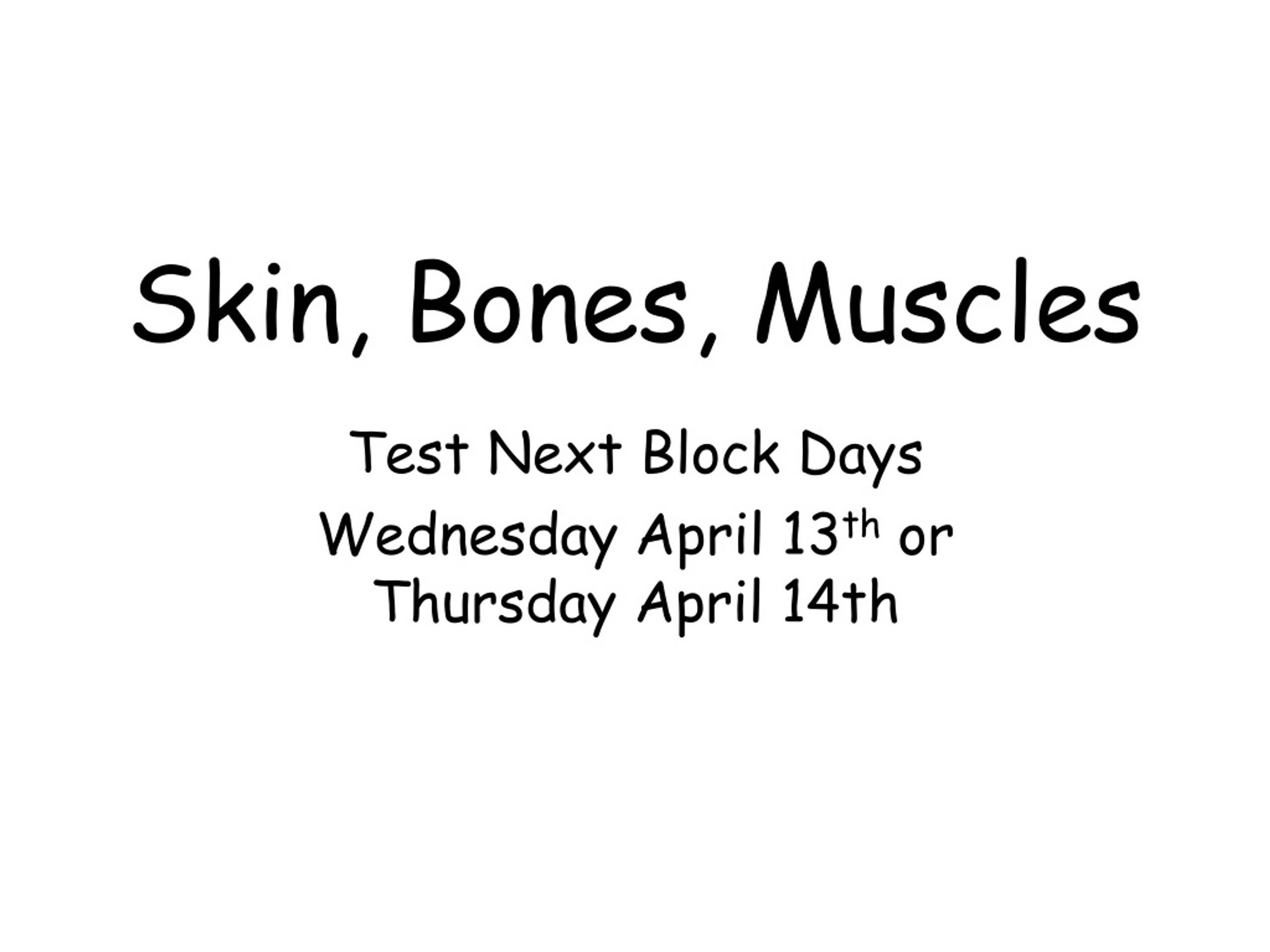 PPT - Skin, Bones, Muscles PowerPoint Presentation, free download - ID ...