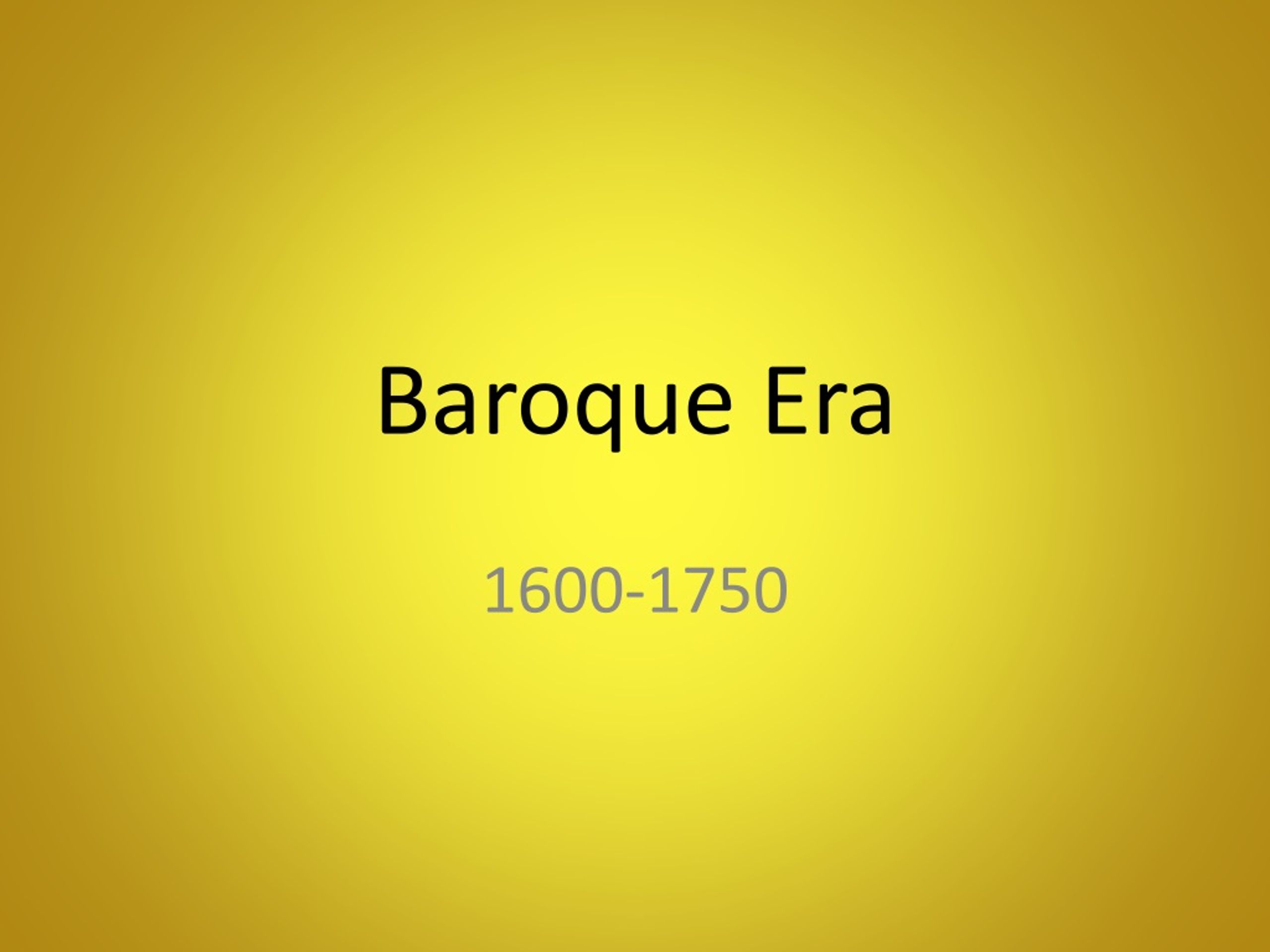 PPT - Baroque Era PowerPoint Presentation, free download - ID:177361