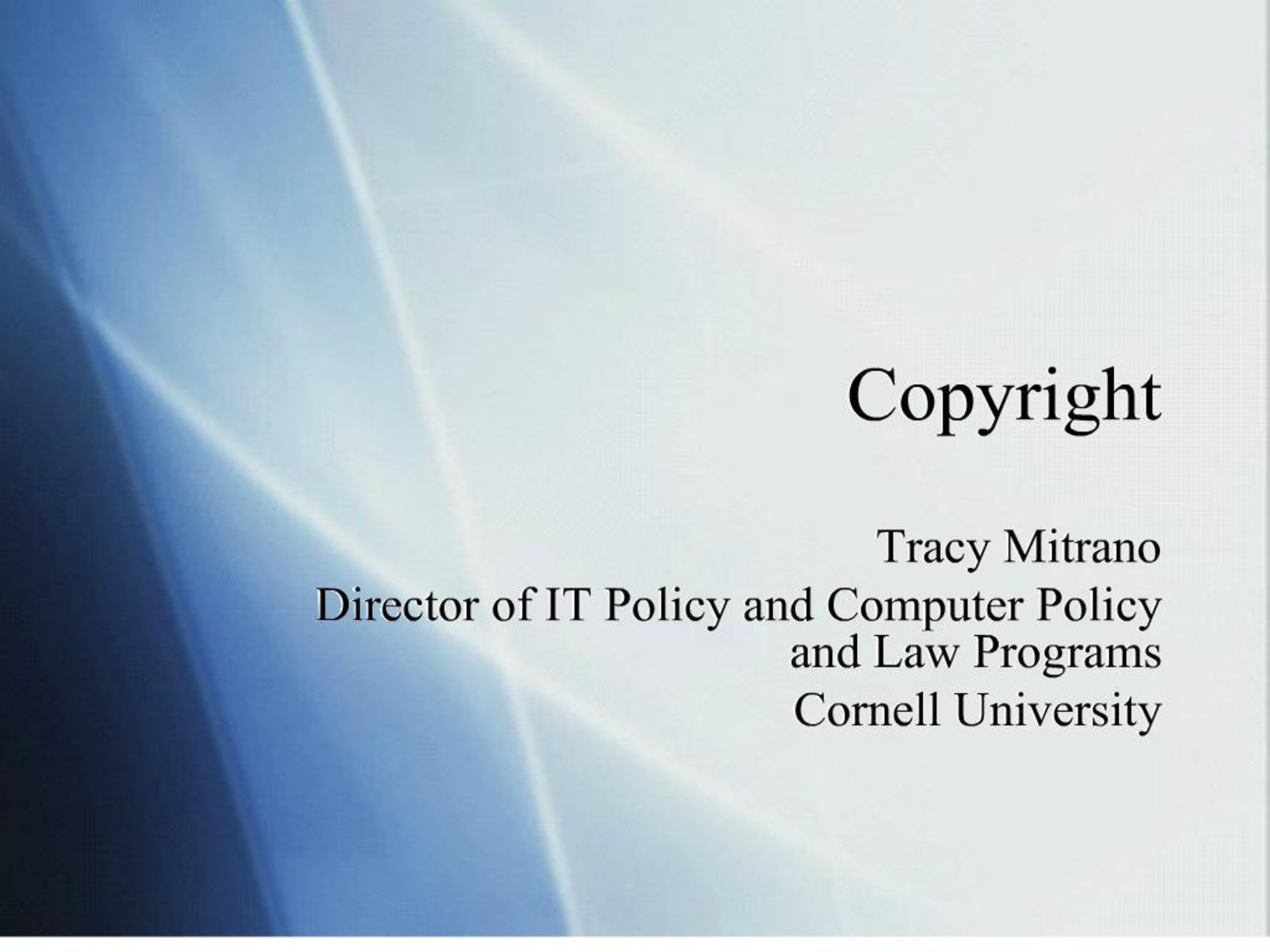 PPT - Copyright PowerPoint Presentation, free download - ID:179713