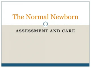 PPT - Normal Newborn Care PowerPoint Presentation, free download - ID ...