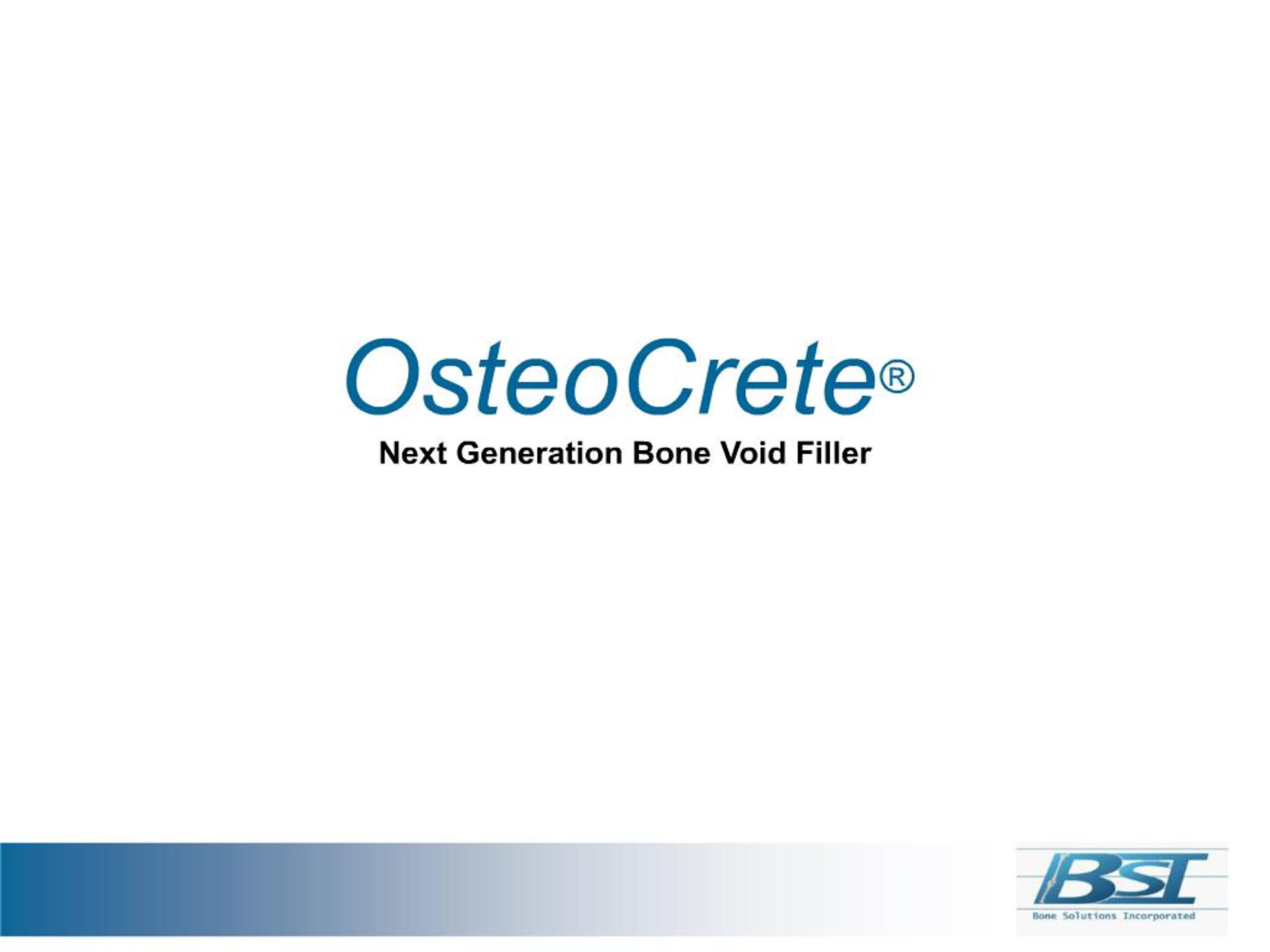 PPT - OsteoCrete PowerPoint Presentation, free download - ID:180984
