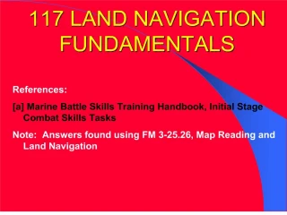 PPT - Land Navigation PowerPoint Presentation, free download - ID:2671816