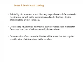 PPT - Analysis of Basic Load Cases Axial Stress Tension and Compression ...