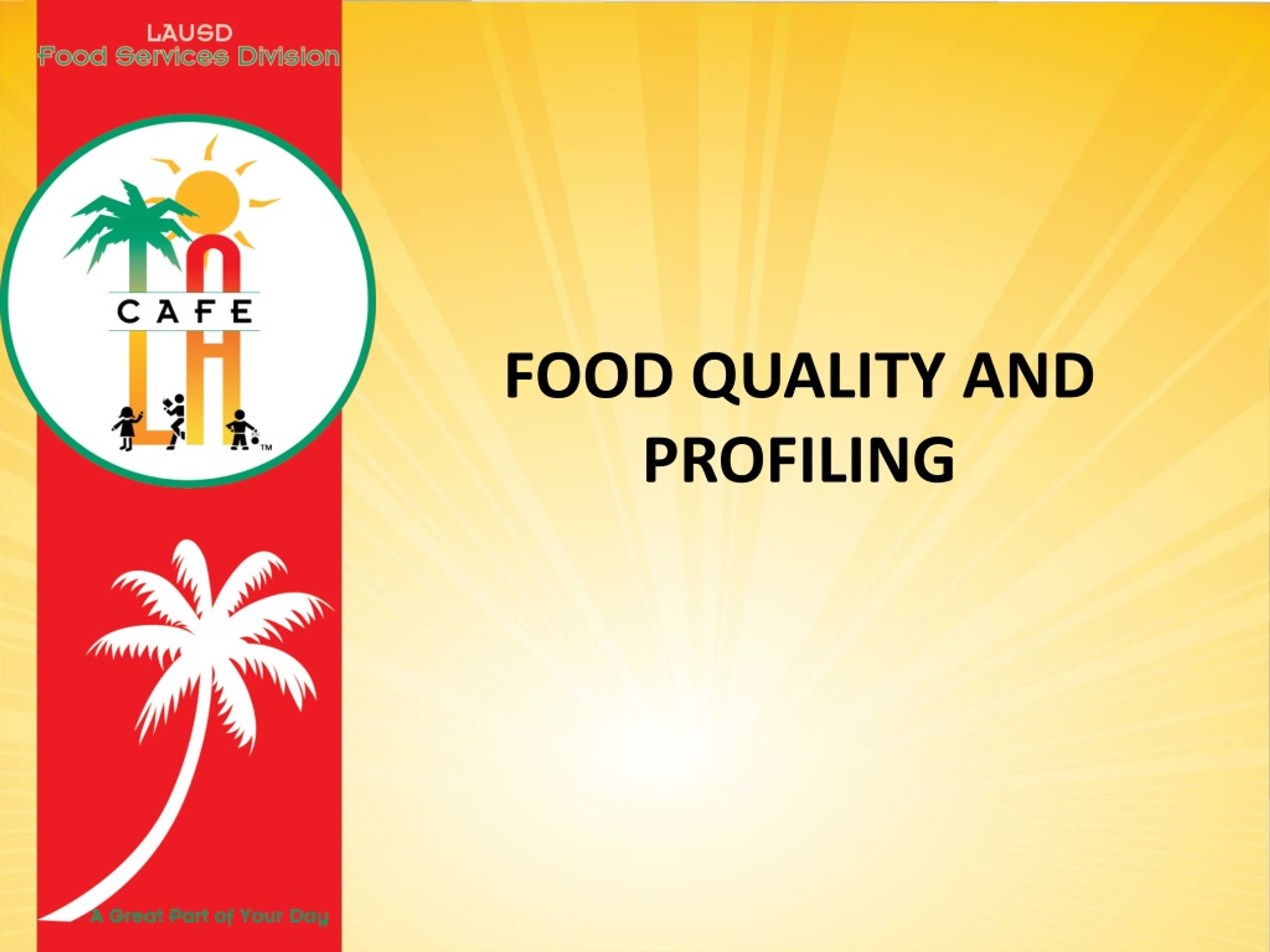 PPT - FOOD QUALITY and profiling PowerPoint Presentation, free download ...