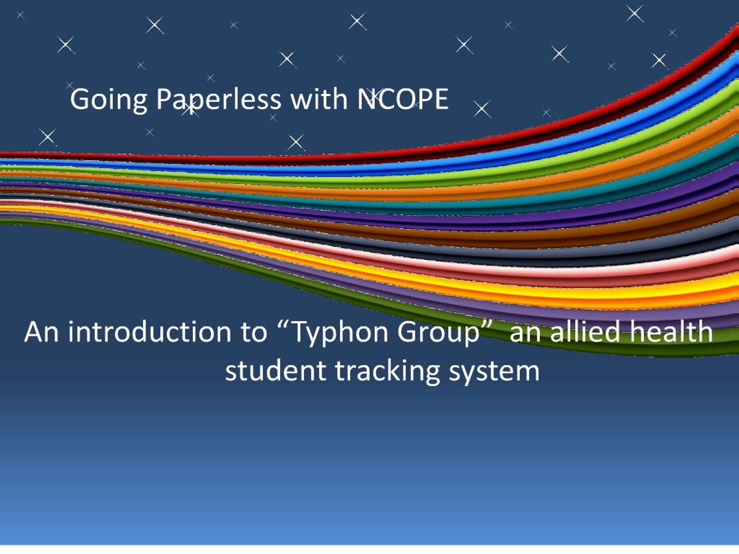 PPT - An introduction to Typhon Group an allied health student tracking ...