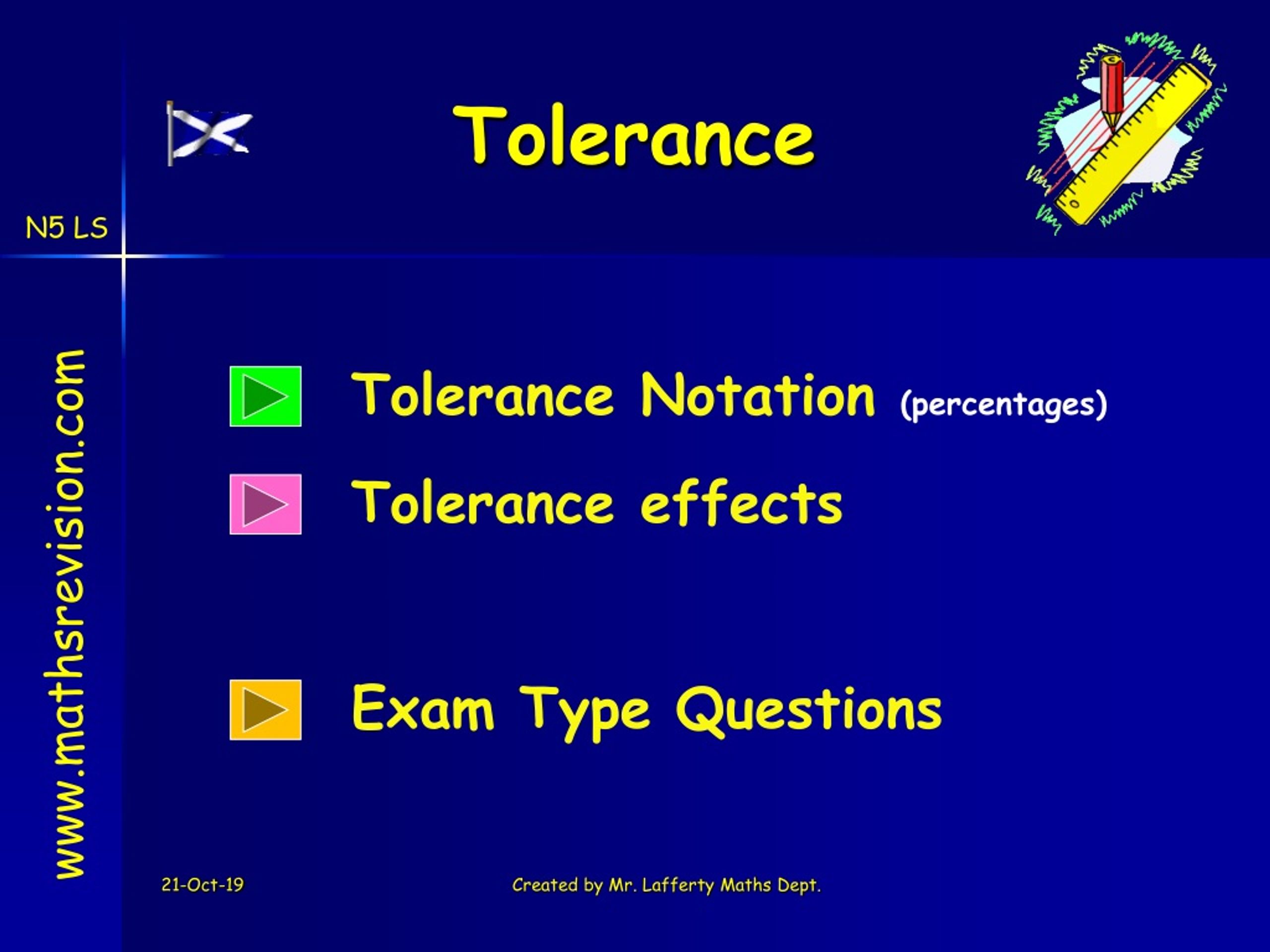 PPT - Tolerance effects PowerPoint Presentation, free download - ID:198166