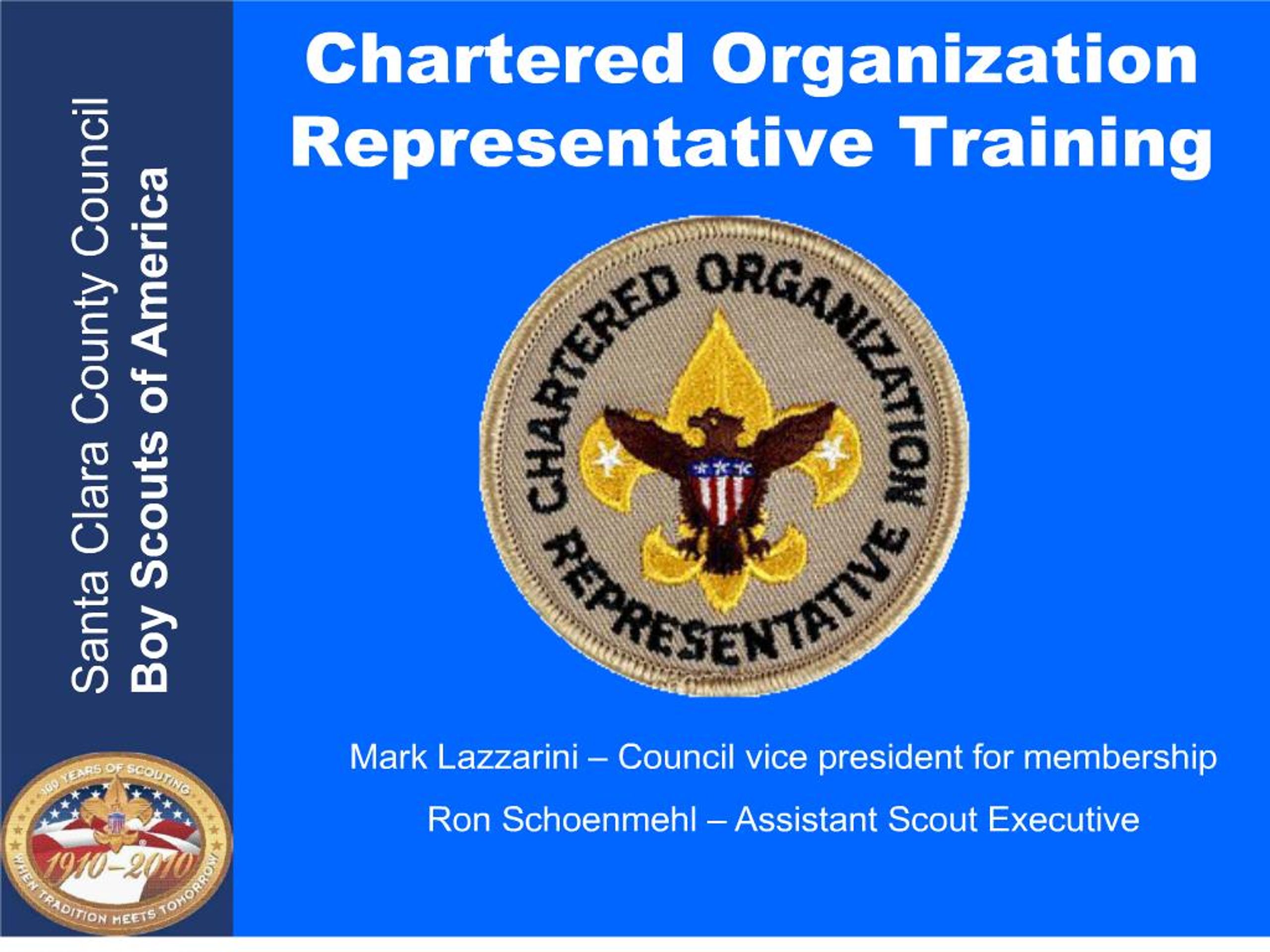 PPT - Chartered Organization Representative Training PowerPoint ...