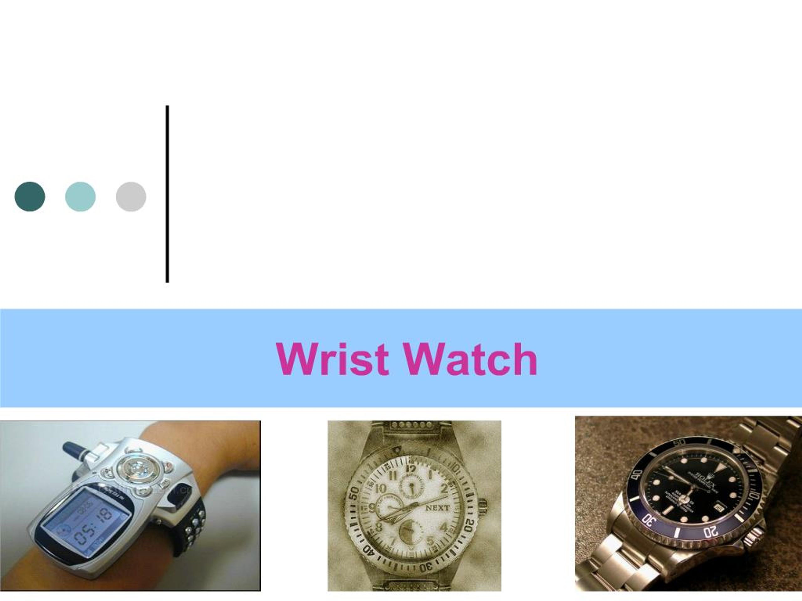 PPT - Wrist Watch PowerPoint Presentation, free download - ID:204193