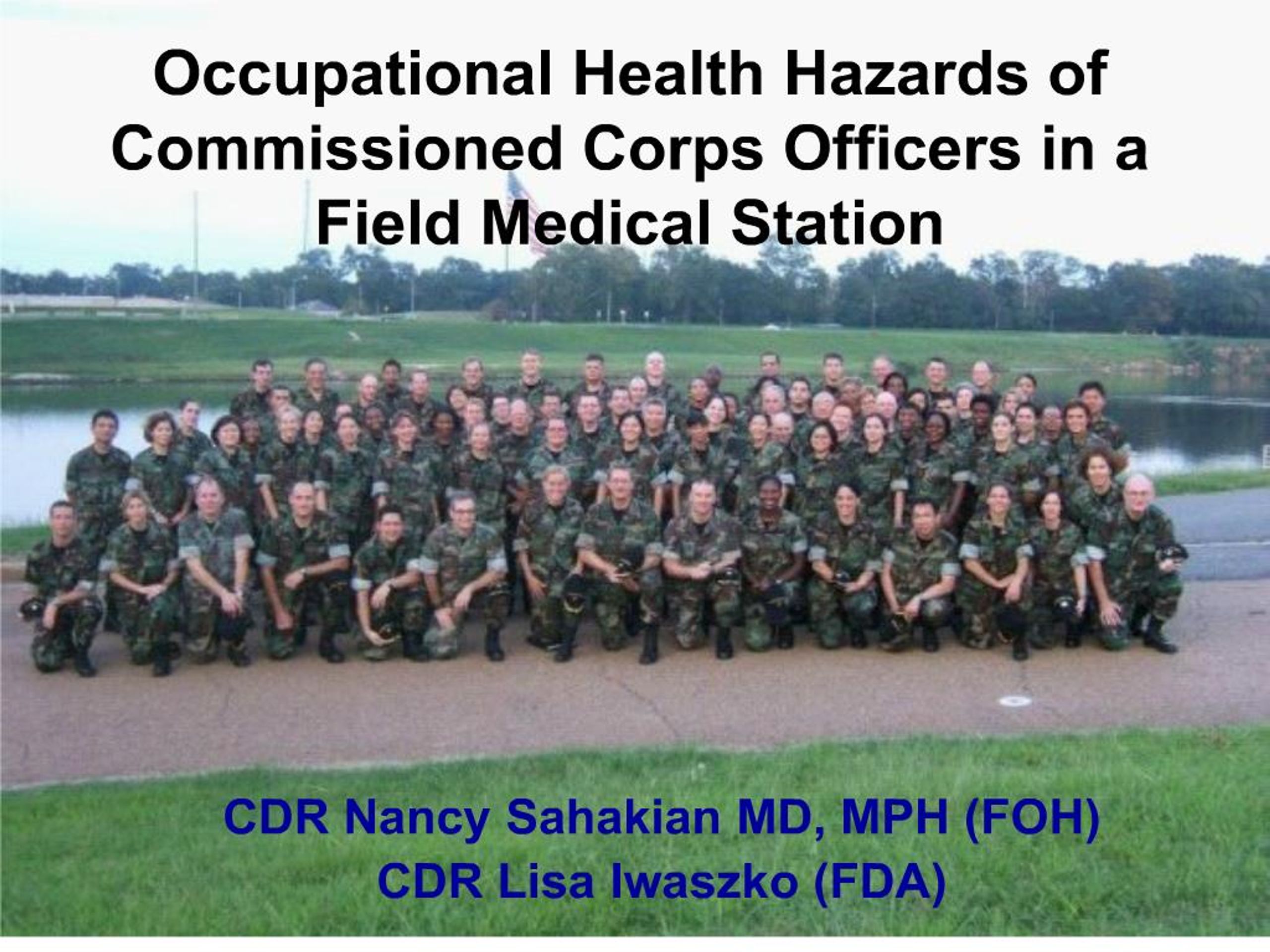 PPT - Occupational Health Hazards of Commissioned Corps Officers in a ...