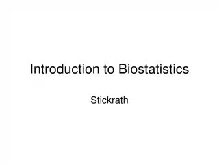 PPT - Introduction to Biostatistics PowerPoint Presentation, free download - ID:681402