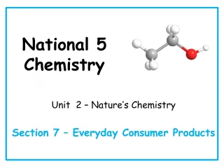 PPT - NATIONAL 5 CHEMISTRY UNIT 3 CHEMISTRY IN SOCIETY PowerPoint ...