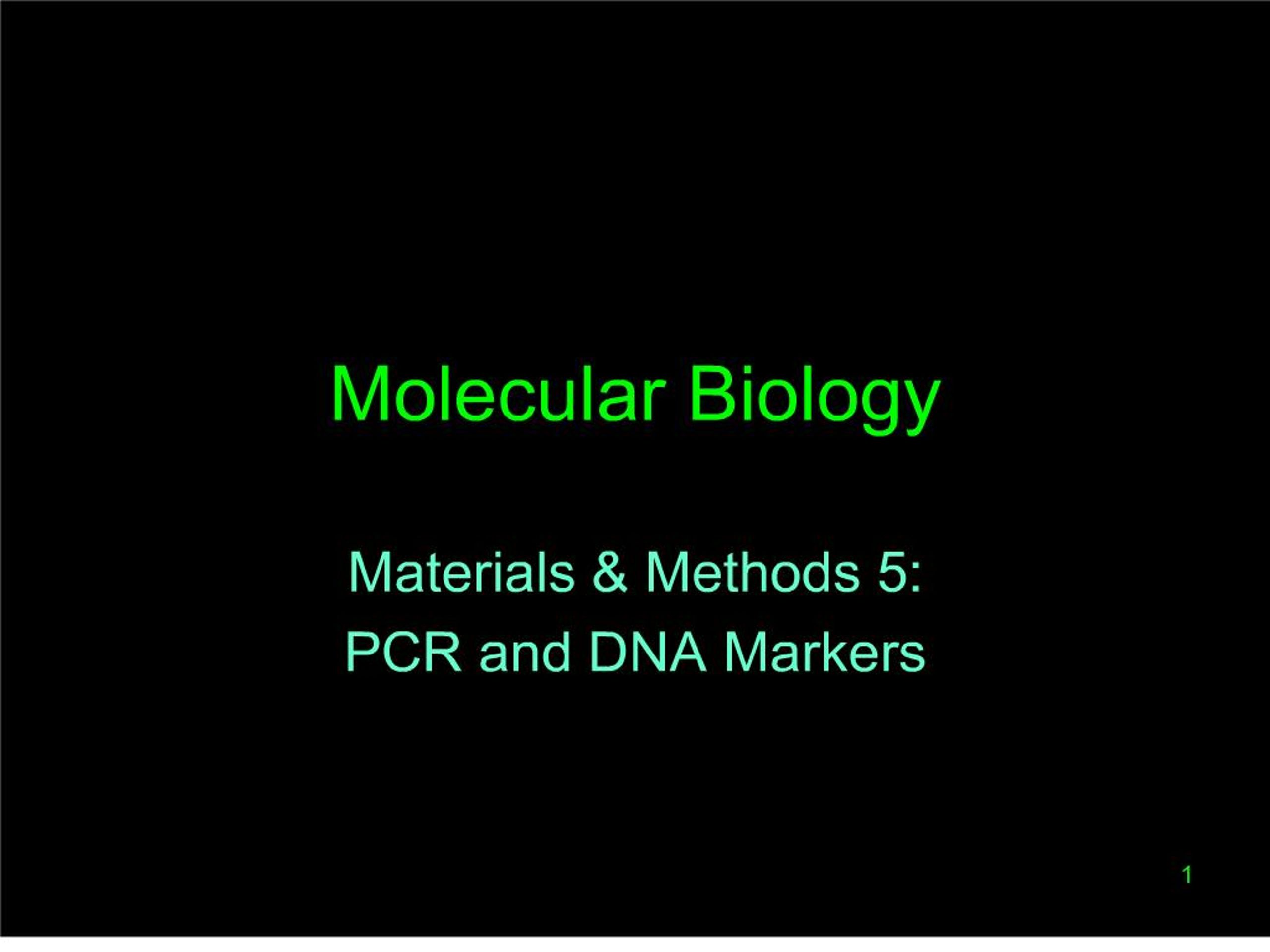 PPT - Molecular Biology PowerPoint Presentation, free download - ID:209510