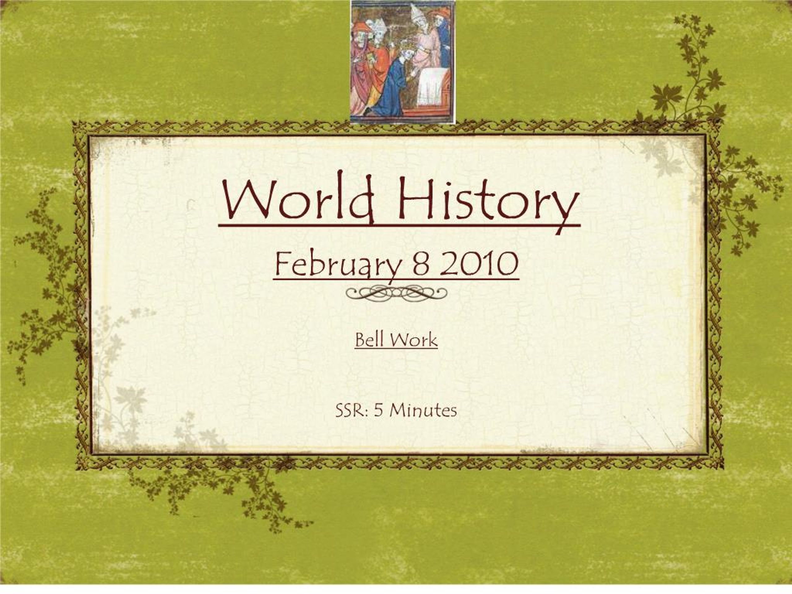 PPT - World History PowerPoint Presentation, free download - ID:210894