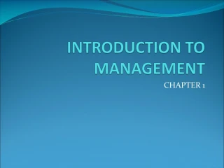 PPT - Introduction to Management PowerPoint Presentation, free download ...