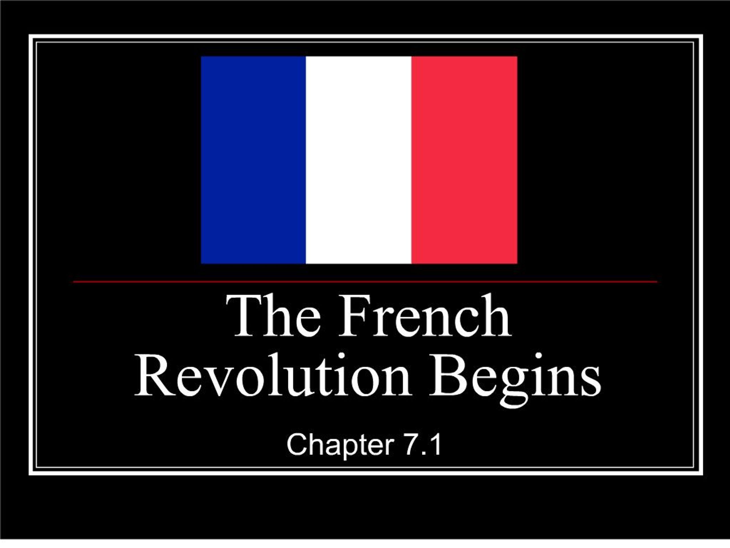 PPT - The French Revolution Begins PowerPoint Presentation, free ...