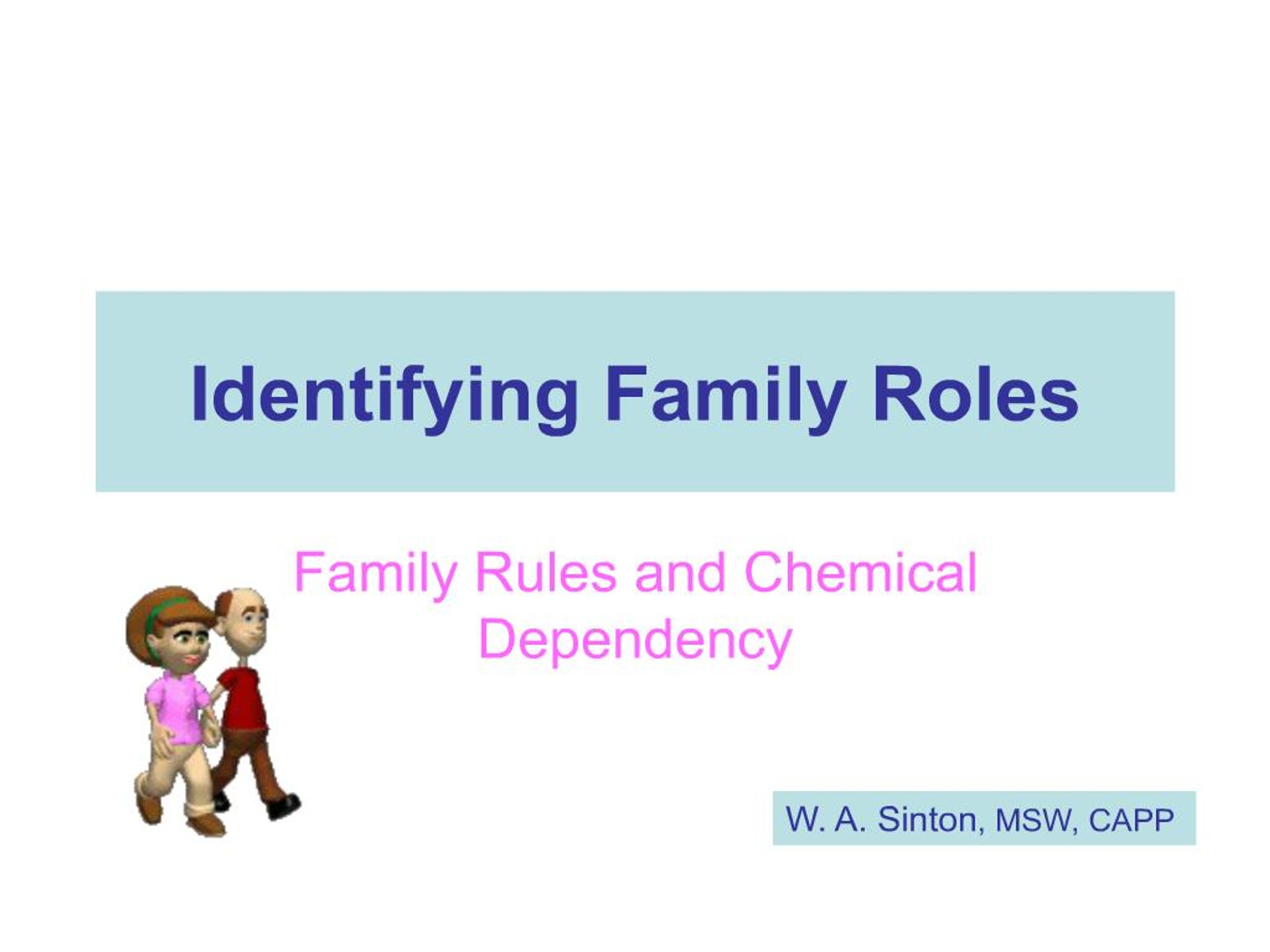 PPT - Identifying Family Roles PowerPoint Presentation, free download ...