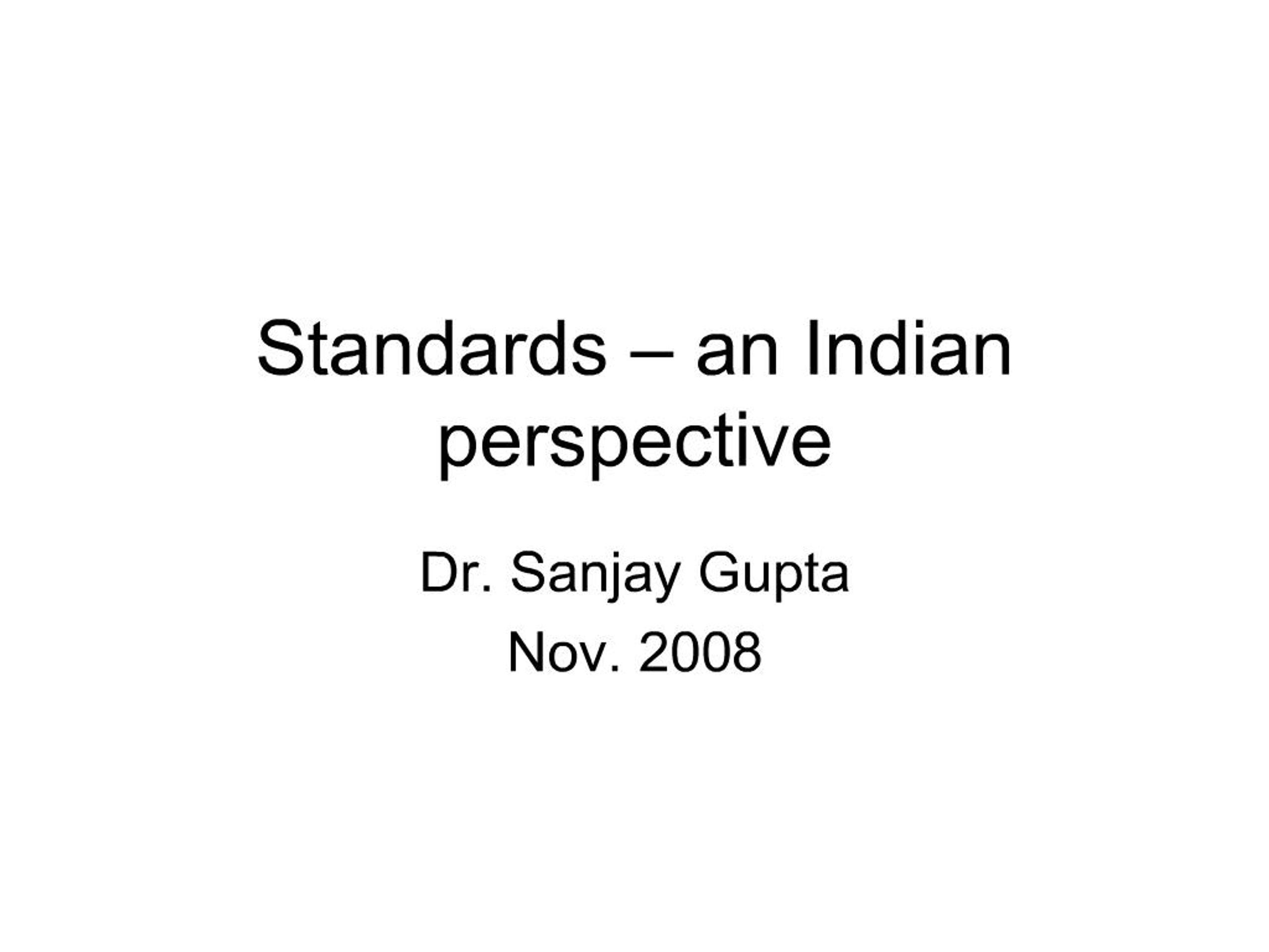 PPT - Standards PowerPoint Presentation, free download - ID:214857
