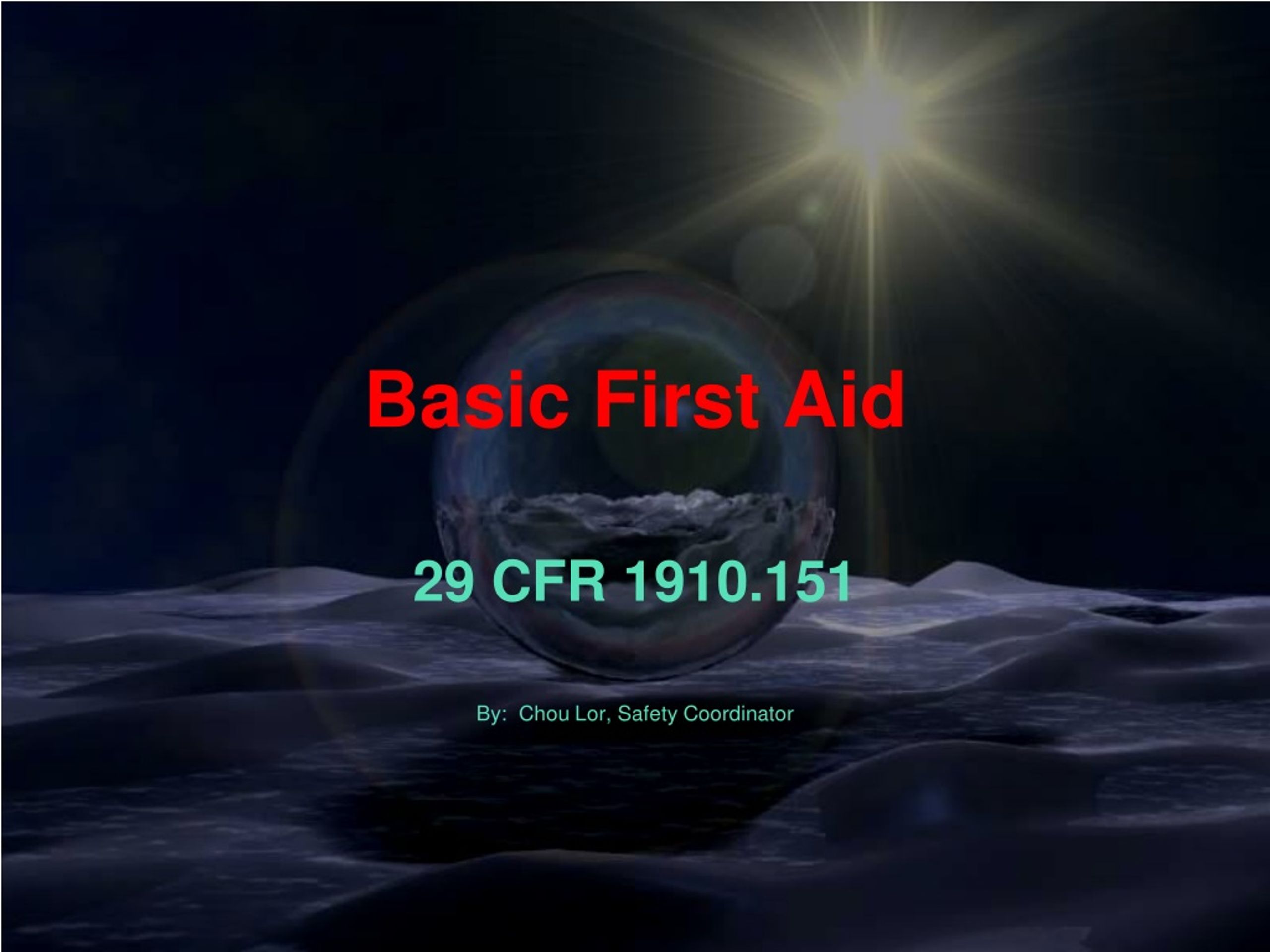 PPT - Basic First Aid PowerPoint Presentation, free download - ID:214985