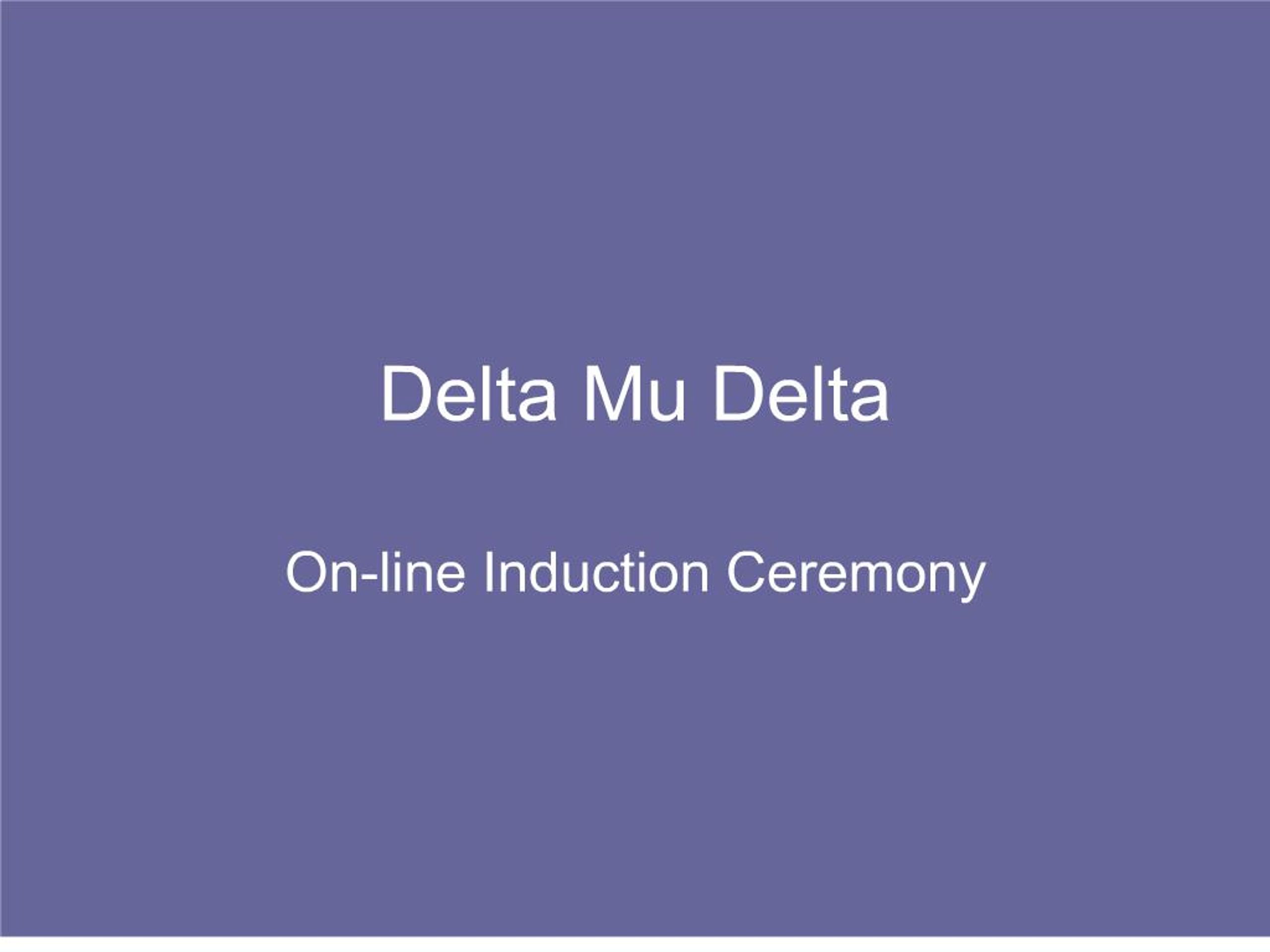 PPT - Delta Mu Delta PowerPoint Presentation, free download - ID:215433