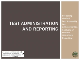 PPT - Test construction, administration and analysis PowerPoint ...