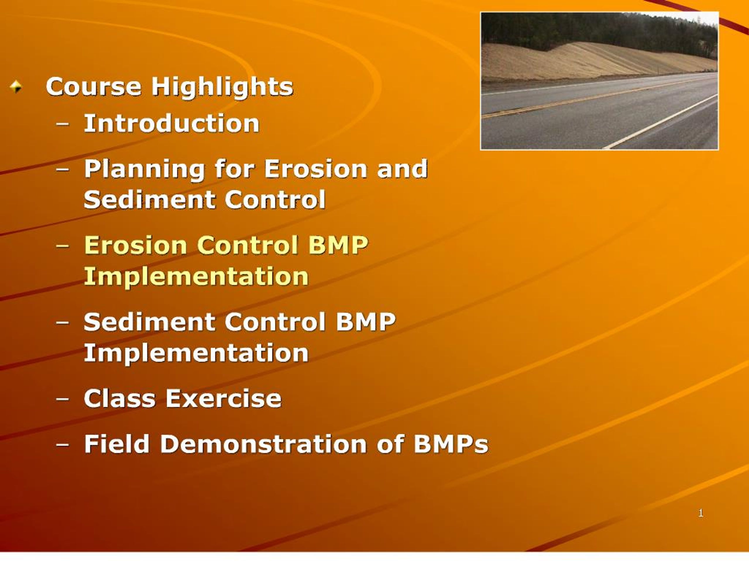 PPT - Course Highlights Introduction Planning for Erosion and Sediment ...