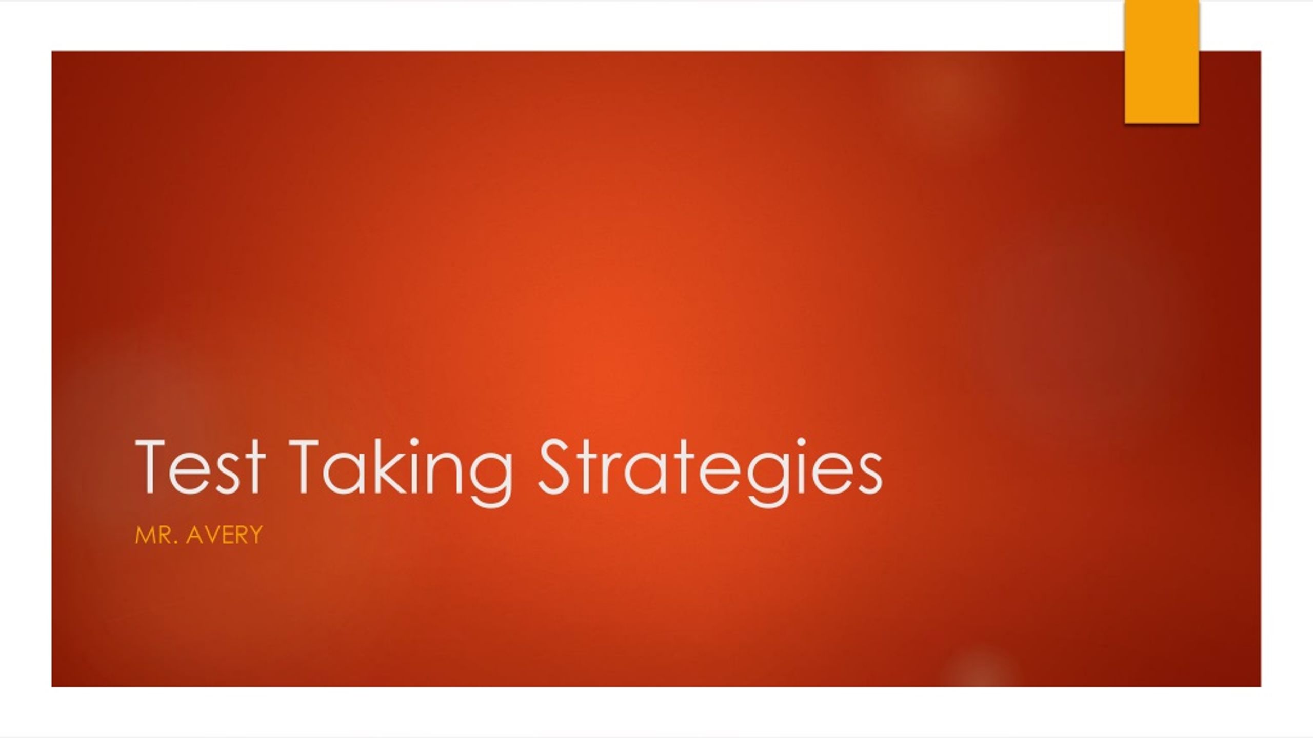 PPT - Test Taking Strategies PowerPoint Presentation, free download ...