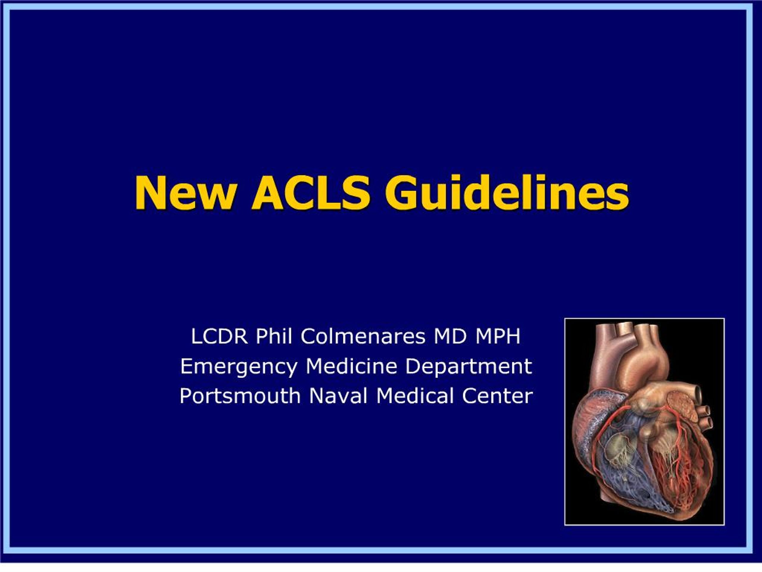 PPT - New ACLS Guidelines PowerPoint Presentation, free download - ID ...