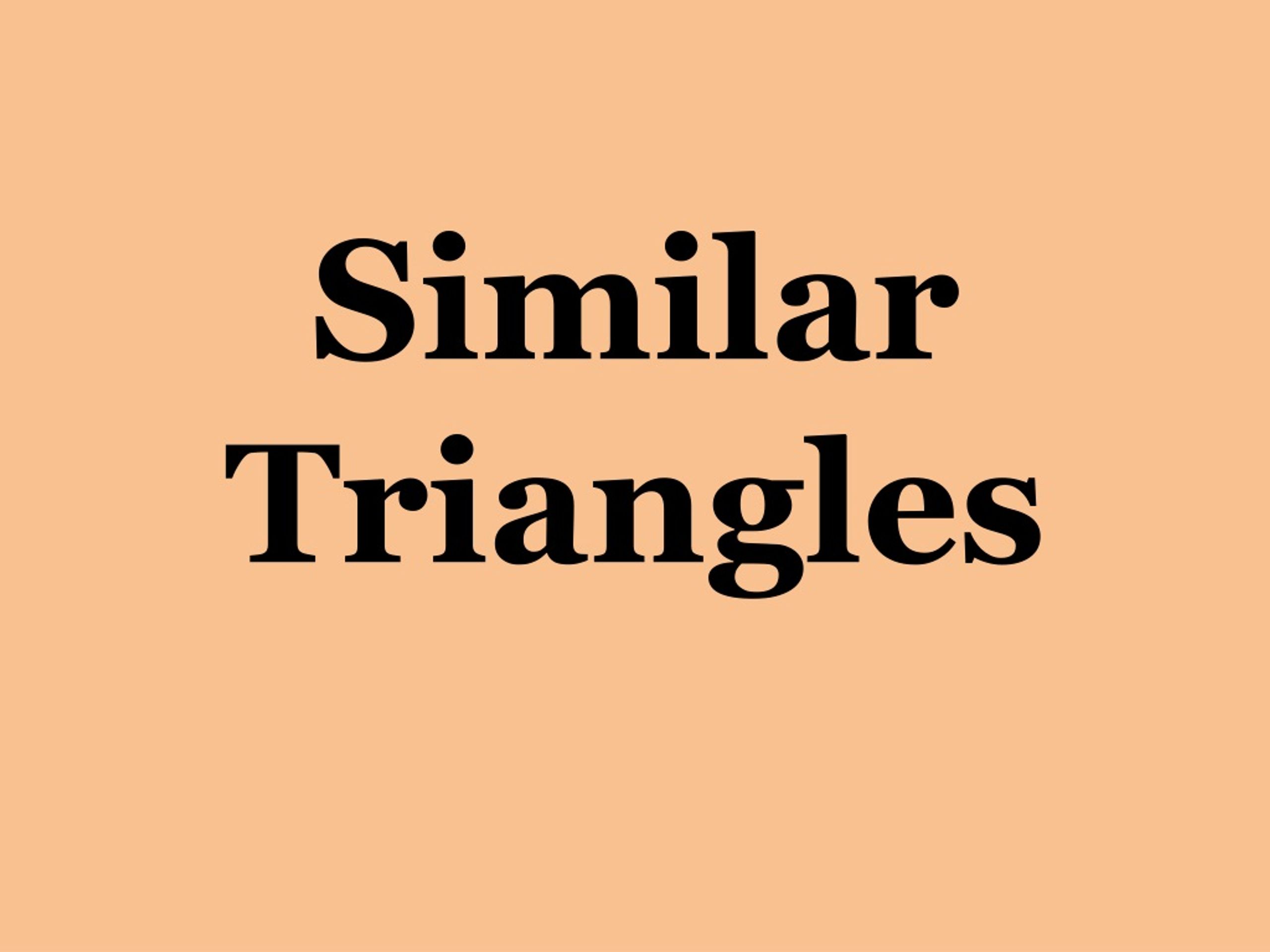 PPT - Similar Triangles PowerPoint Presentation, free download - ID:220872