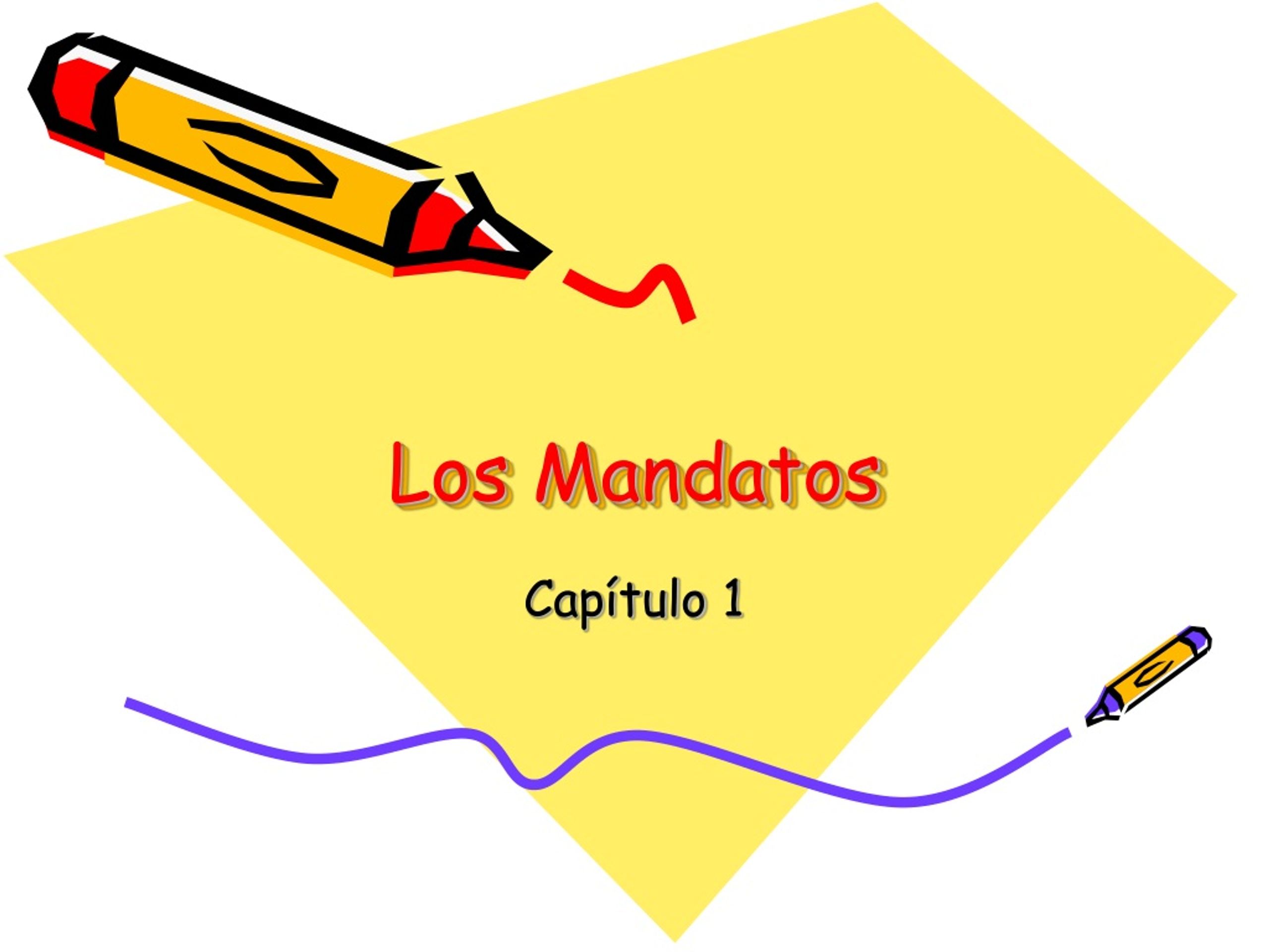 PPT - Los Mandatos PowerPoint Presentation, free download - ID:221335