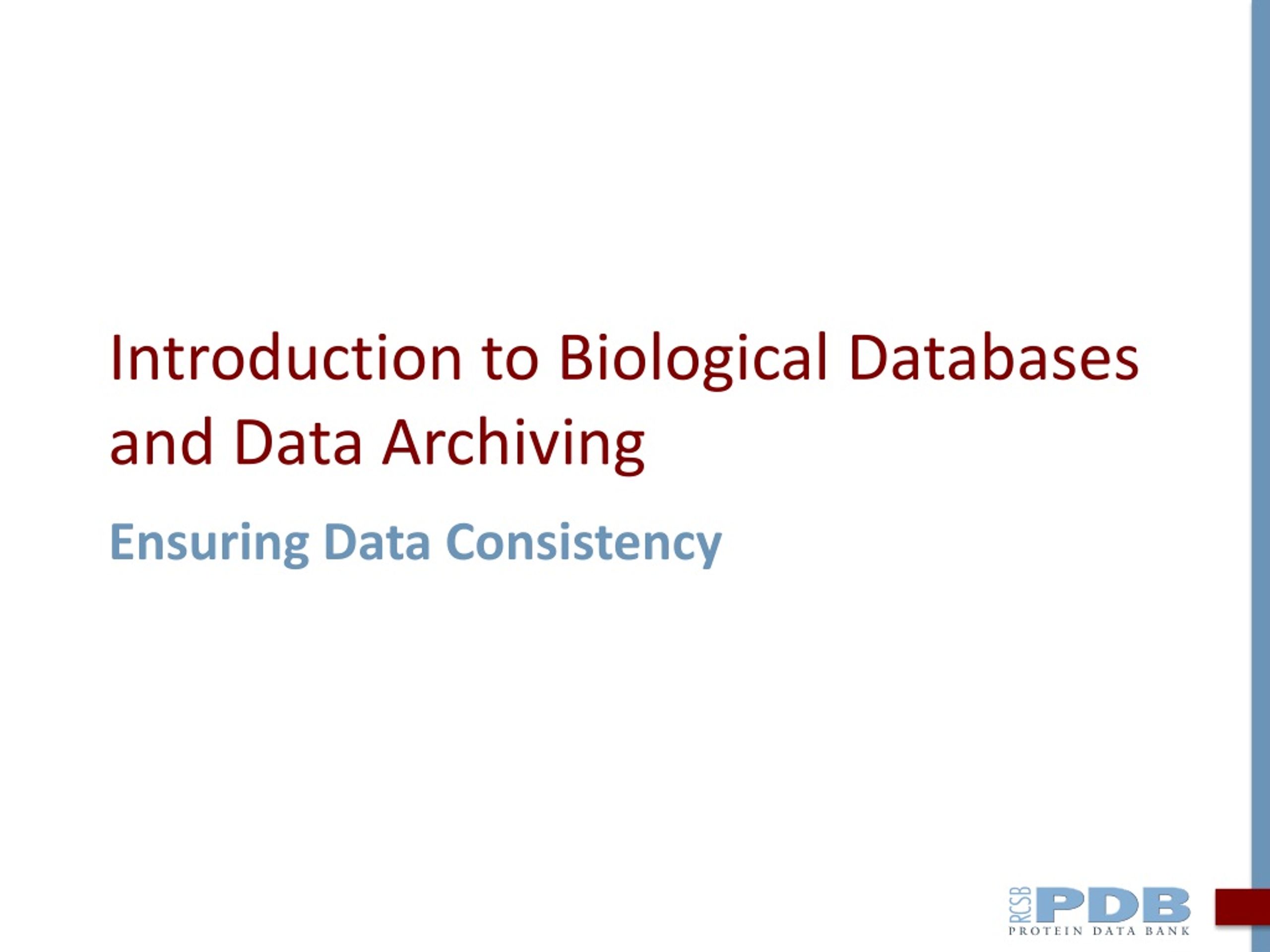 PPT - Introduction to Biological Databases and Data Archiving PowerPoint Presentation - ID:223020