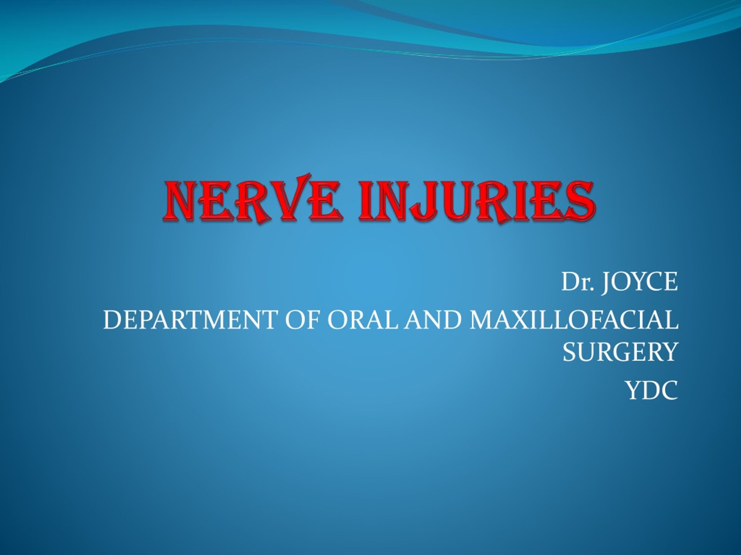 PPT - NERVE INJURIES PowerPoint Presentation, free download - ID:226964