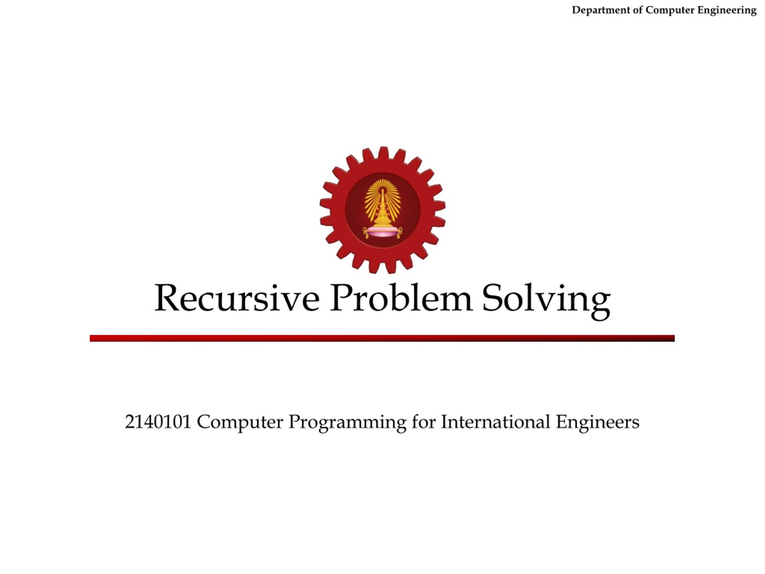 PPT - Recursive Problem Solving PowerPoint Presentation, free download ...