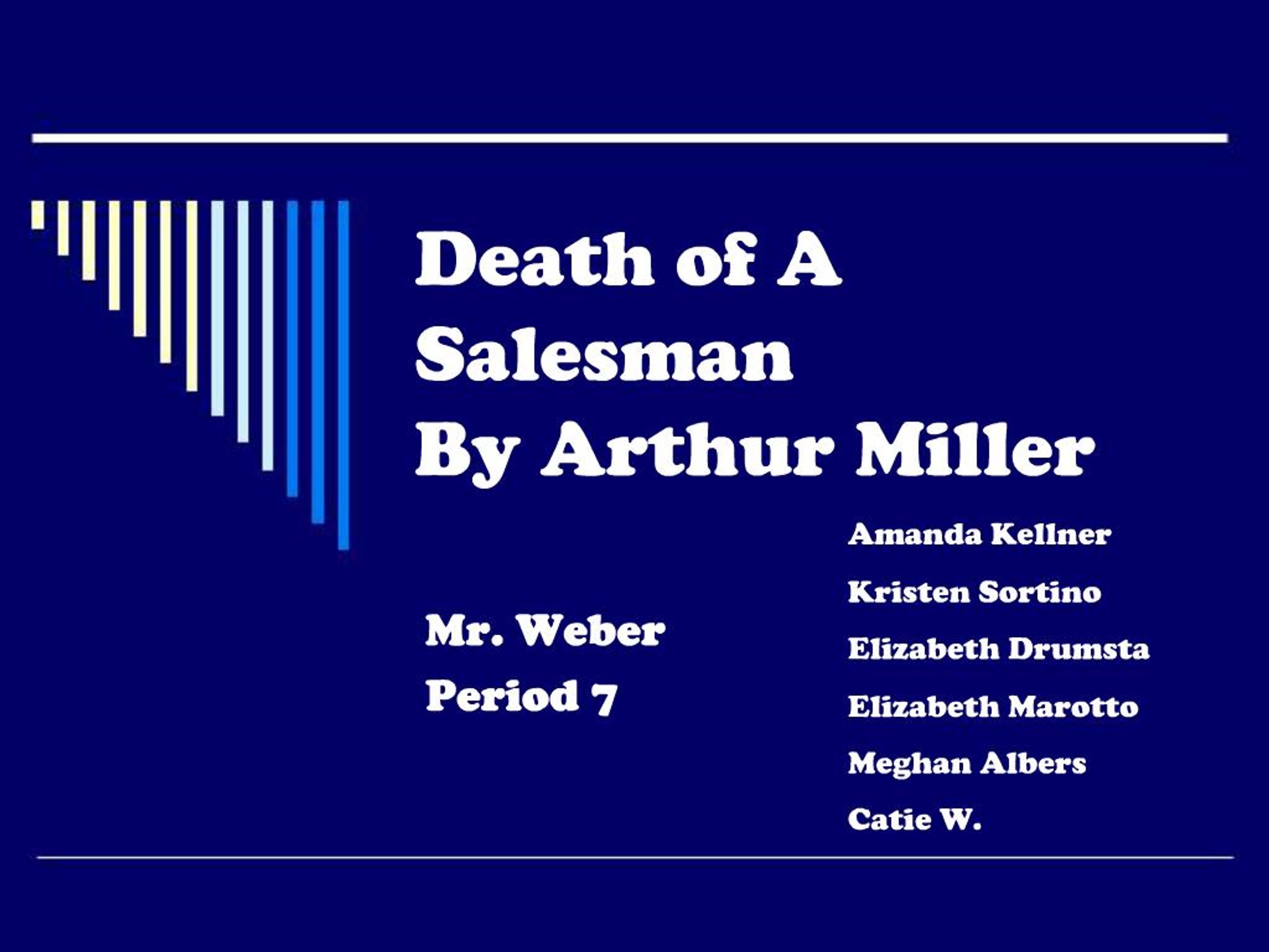 PPT - Death of A Salesman By Arthur Miller PowerPoint Presentation ...