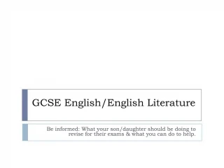 PPT - GCSE English Language PowerPoint Presentation, free download - ID ...