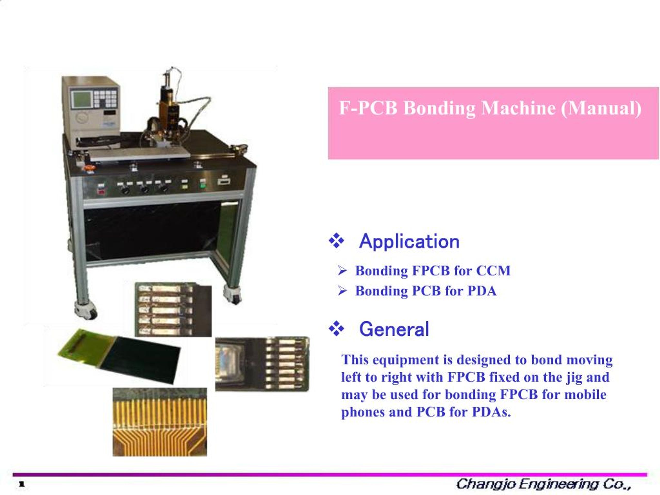 PPT - F-PCB Bonding Machine Manual PowerPoint Presentation, free ...