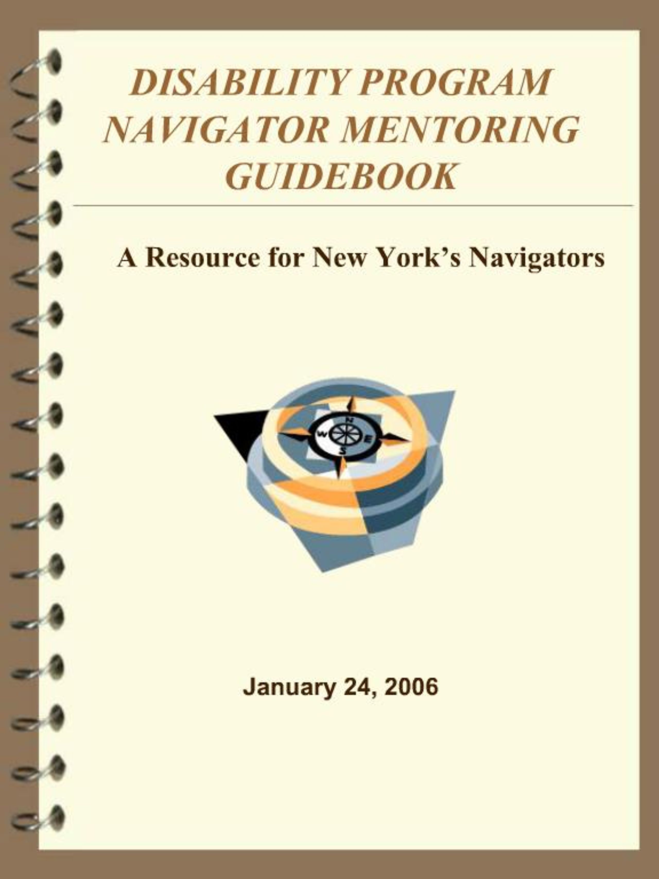 PPT - DISABILITY PROGRAM NAVIGATOR MENTORING GUIDEBOOK PowerPoint ...