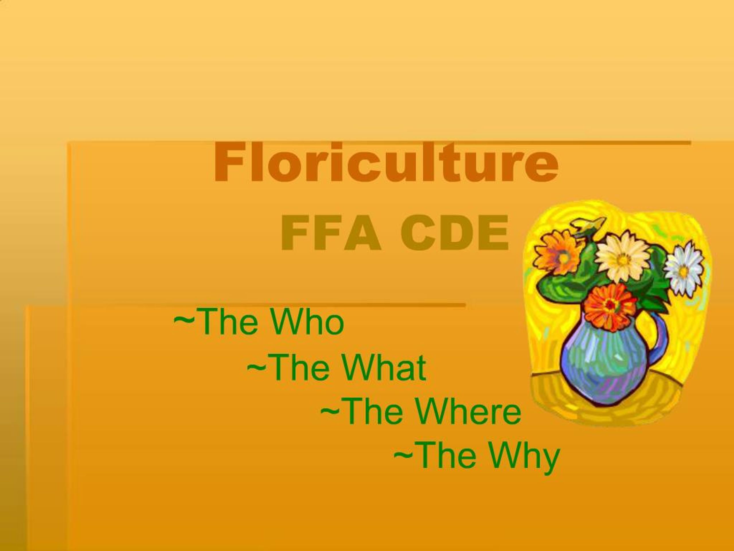 PPT - Floriculture FFA CDE PowerPoint Presentation, free download - ID ...