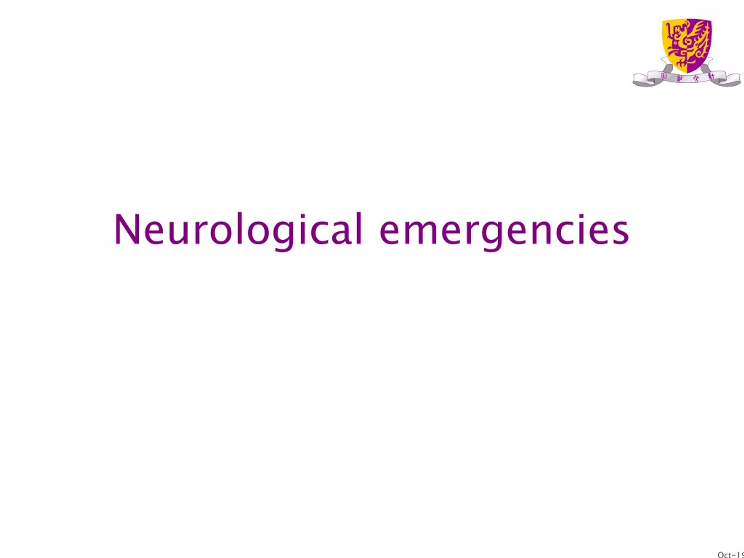 PPT - Neurological emergencies PowerPoint Presentation, free download ...