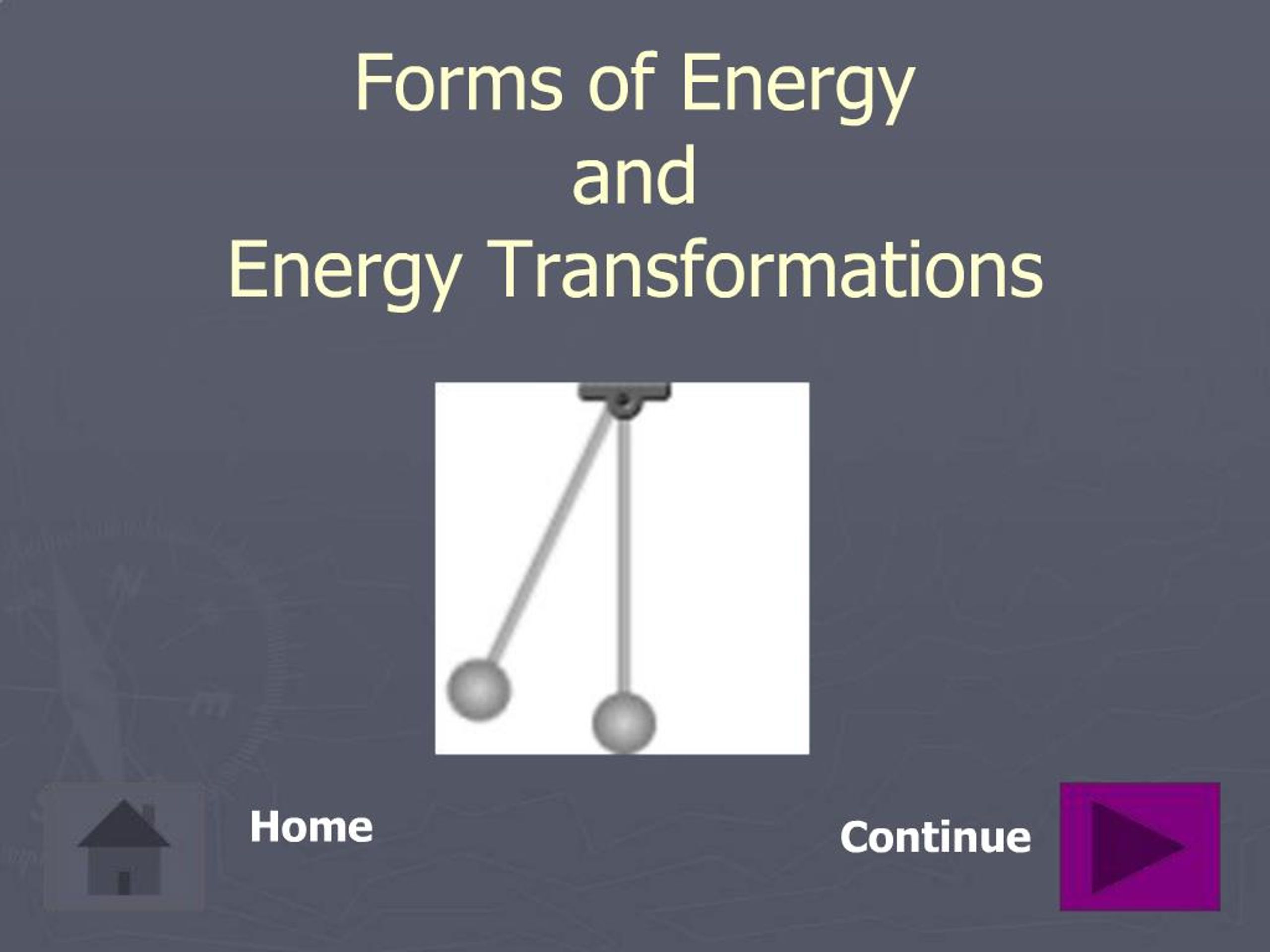 PPT - Forms of Energy and Energy Transformations PowerPoint ...