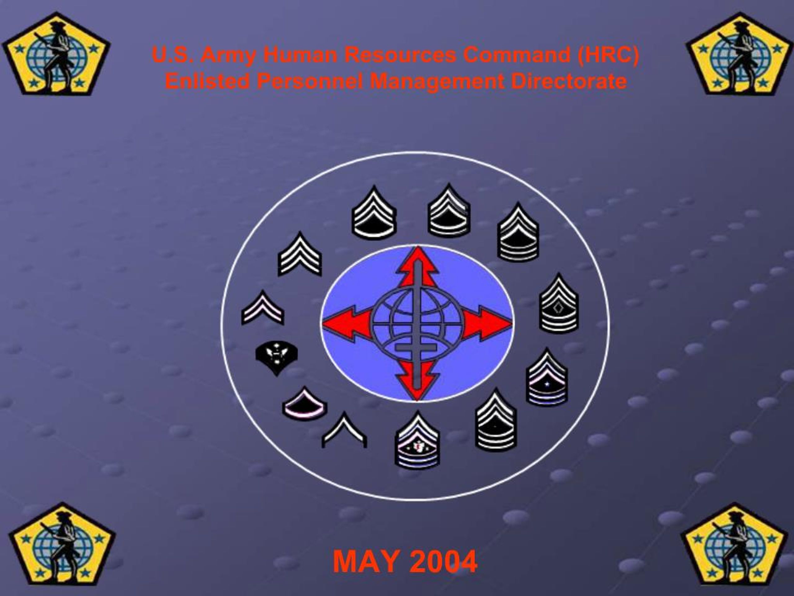 PPT - U.S. Army Human Resources Command HRC Enlisted Personnel ...