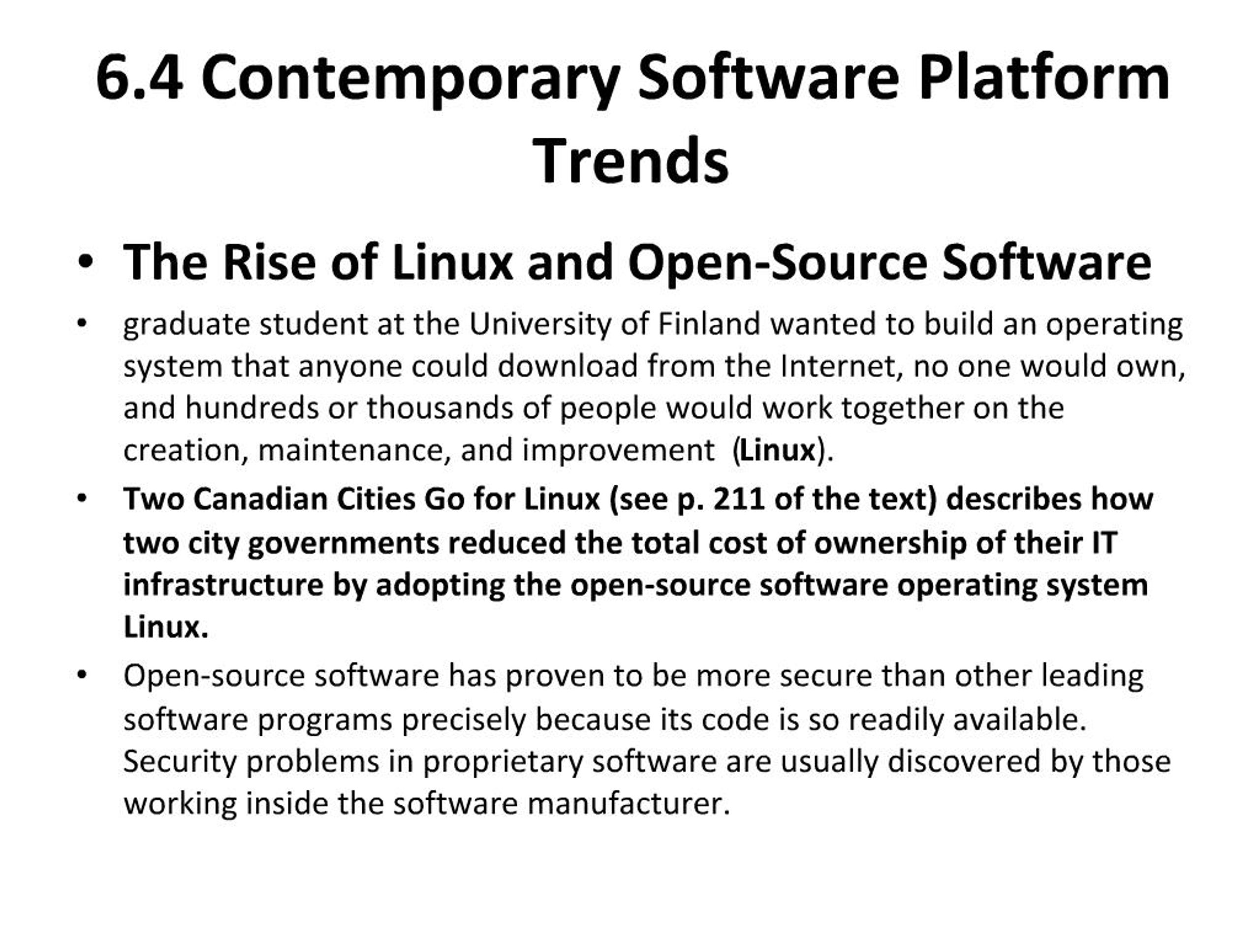 PPT - 6.4 Contemporary Software Platform Trends PowerPoint Presentation ...