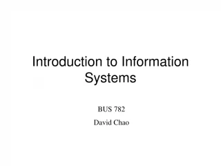 PPT - Introduction to Information Systems PowerPoint Presentation, free ...