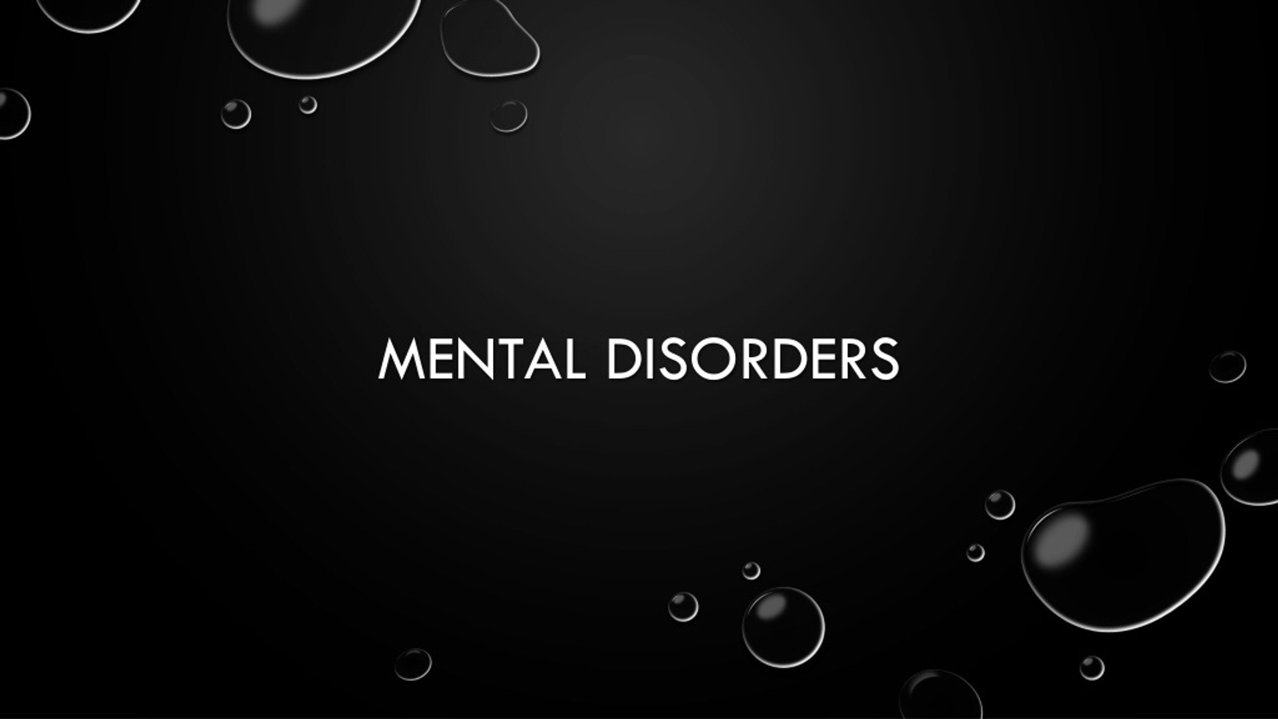 PPT - Mental Disorders PowerPoint Presentation, free download - ID:244161