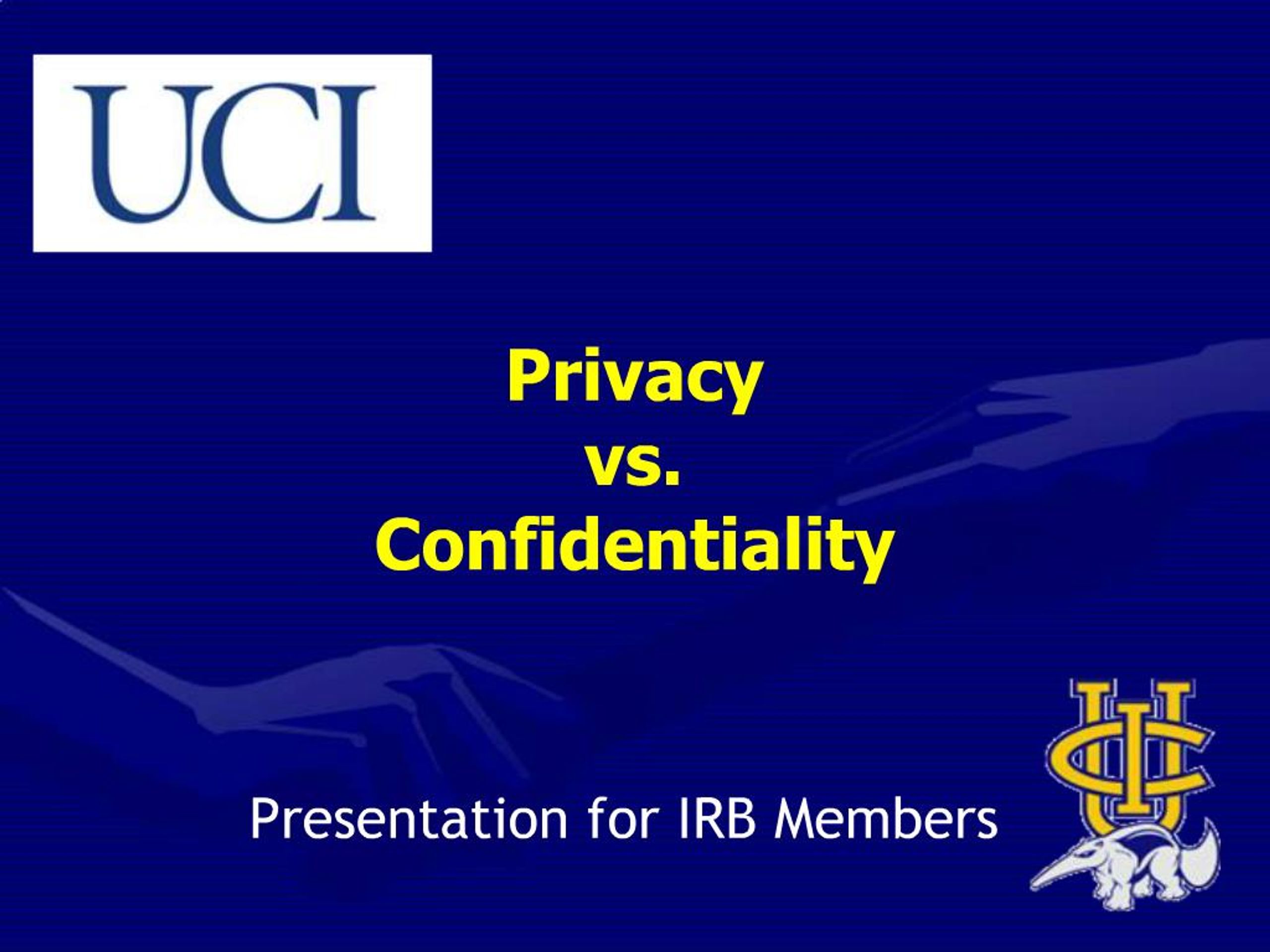 PPT - Privacy vs. Confidentiality PowerPoint Presentation, free ...