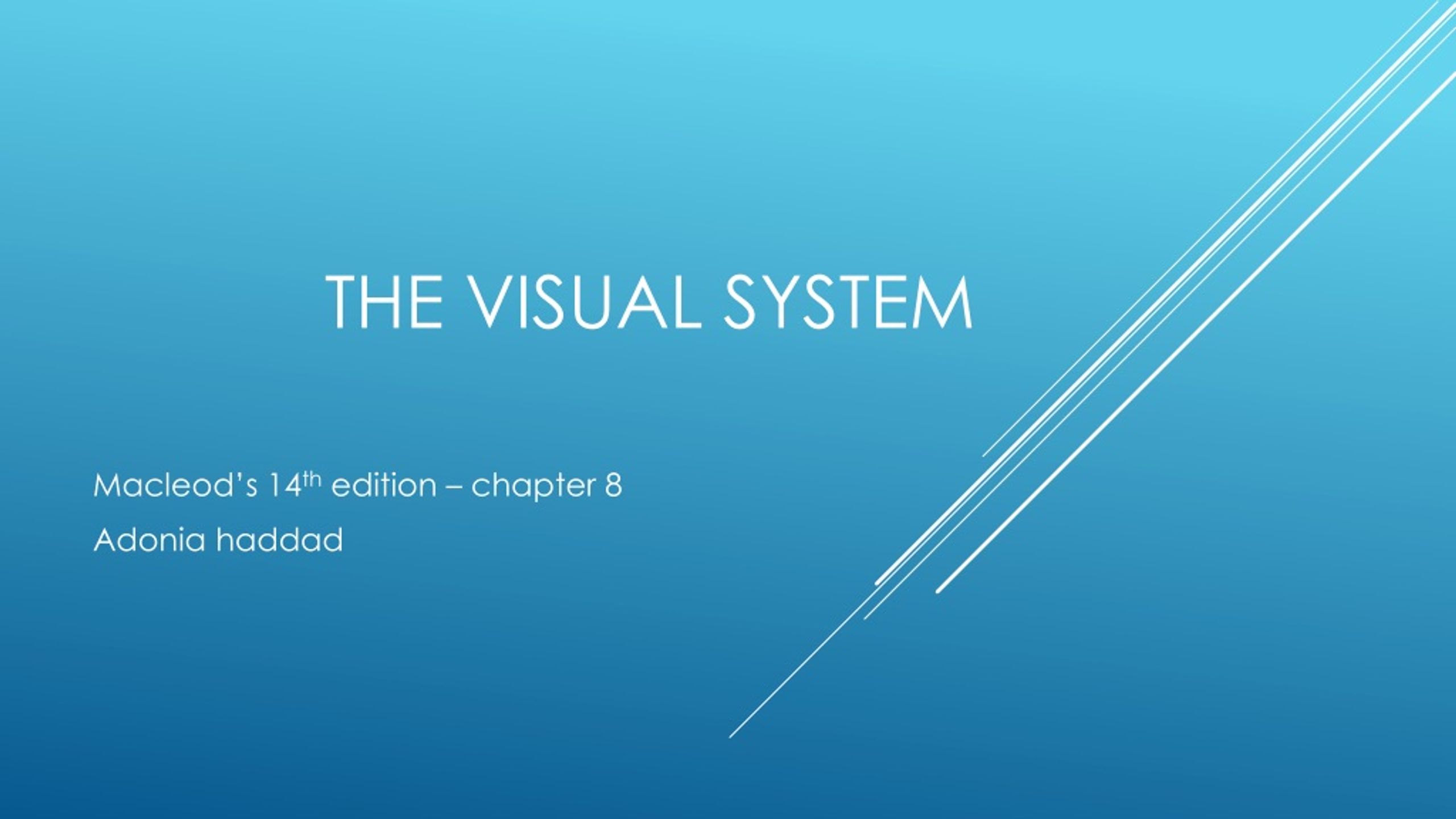 PPT - The visual system PowerPoint Presentation, free download - ID:249894