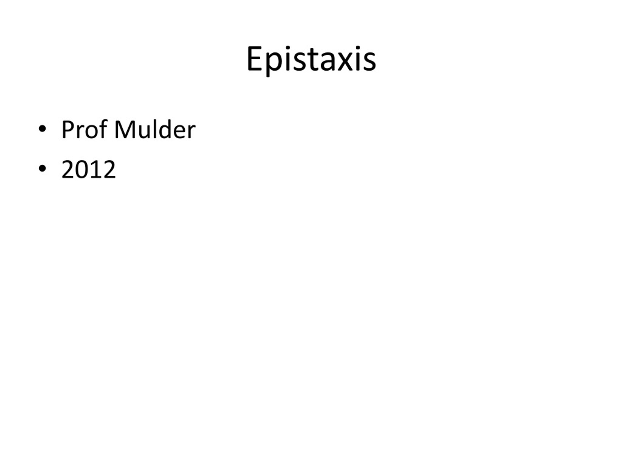 PPT - Epistaxis PowerPoint Presentation, free download - ID:251417
