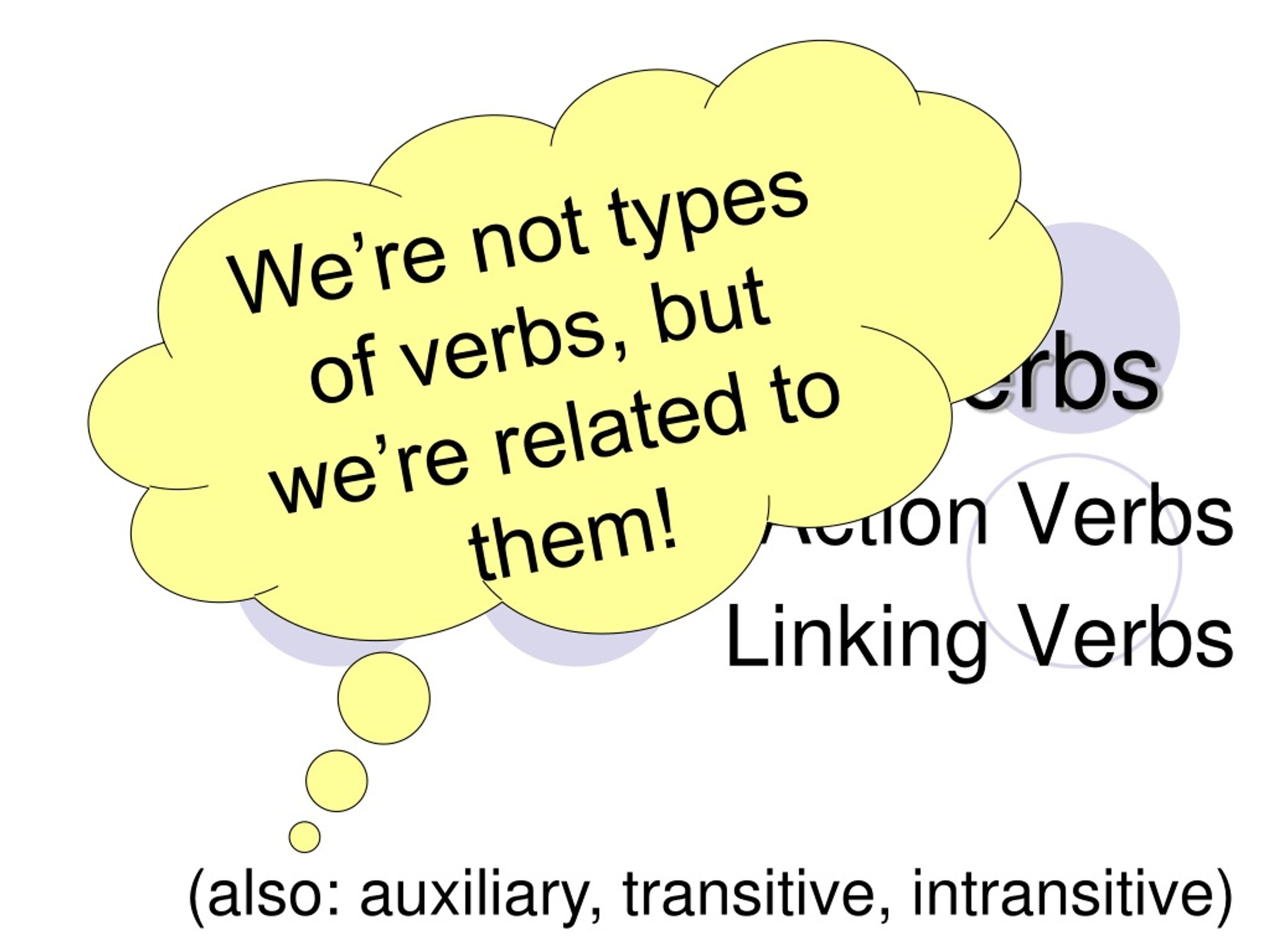 PPT - Verbs, Verbs, Verbs PowerPoint Presentation, free download - ID ...