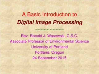 PPT - Digital Image Processing Lecture 9: Filtering in Frequency Domain ...