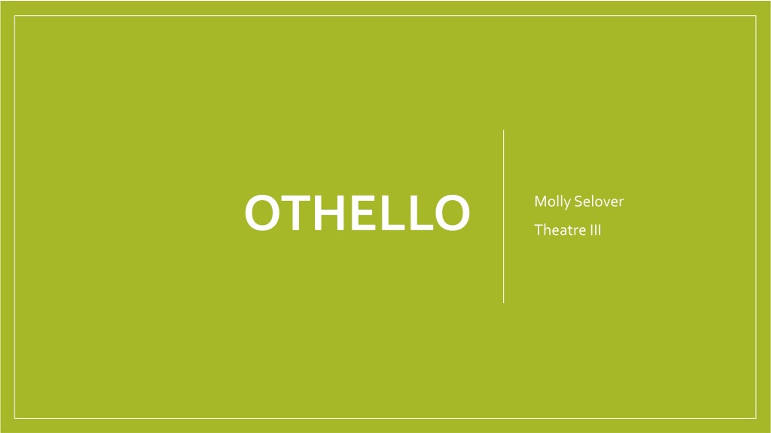 PPT - Othello PowerPoint Presentation, free download - ID:276592